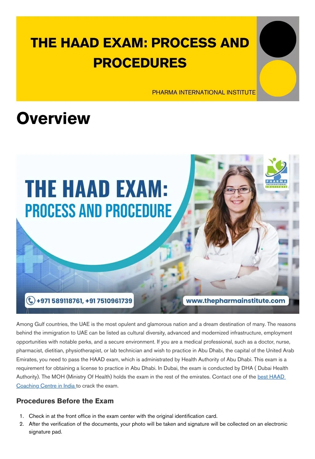 PPT - The HAAD Exam Process and Procedures PowerPoint Presentation, free download - ID:12795953