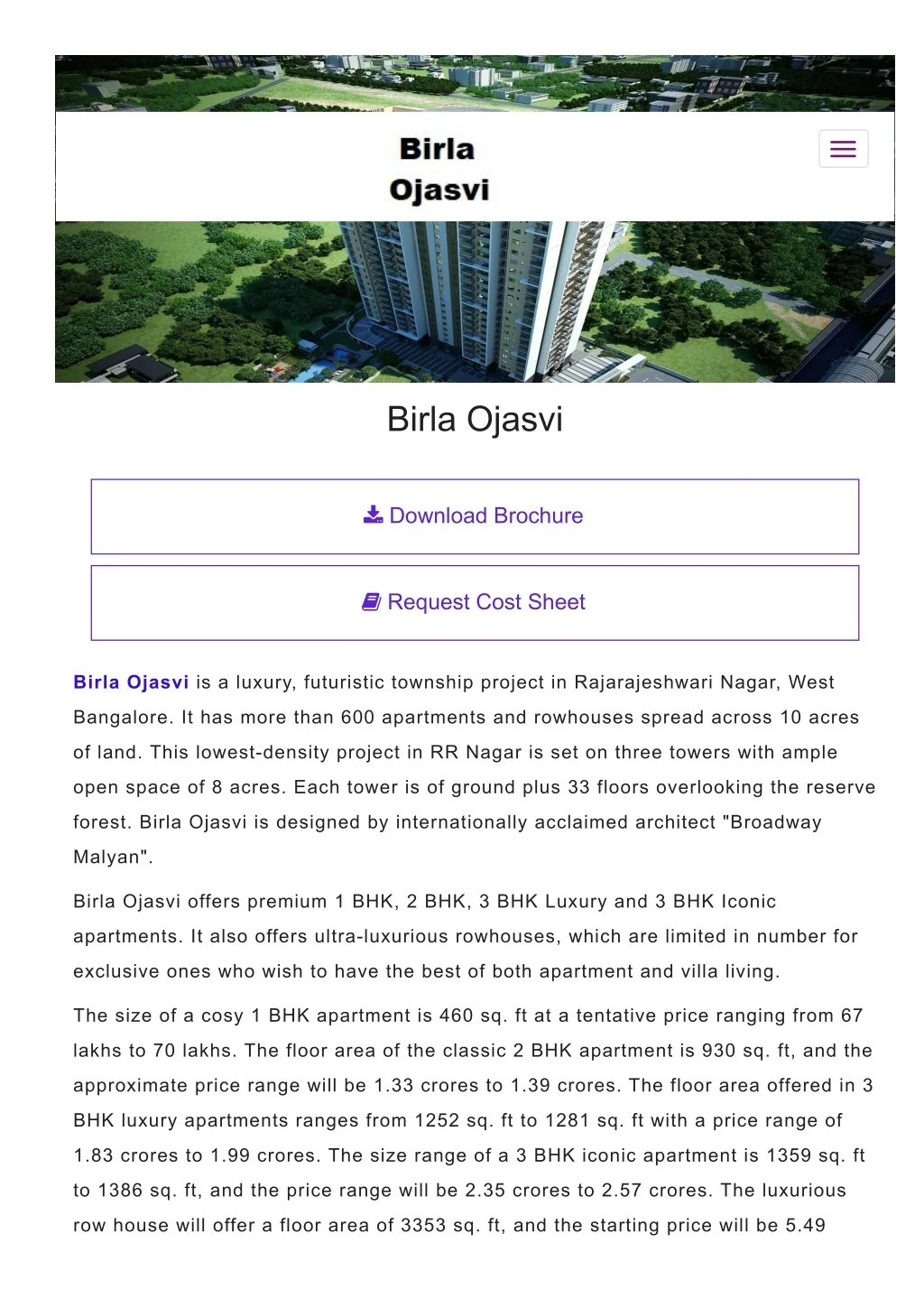 PPT - Discover the Serene Living Experience at Birla Ojasvi PowerPoint Presentation - ID:12799877