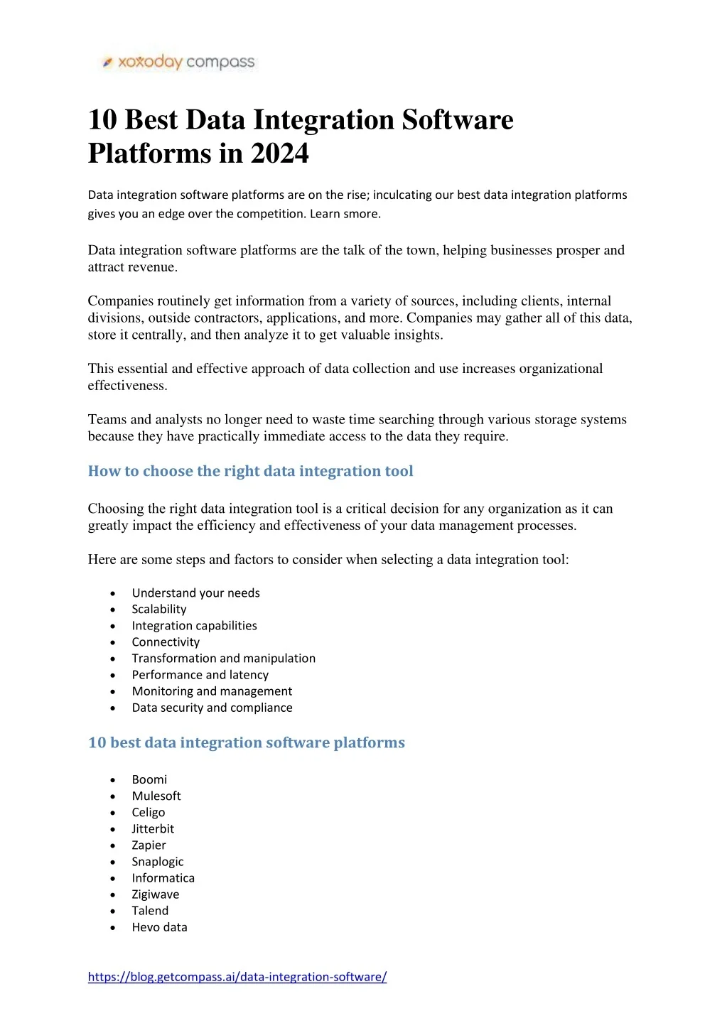 PPT - 10 Best Data Integration Software Platforms PowerPoint ...