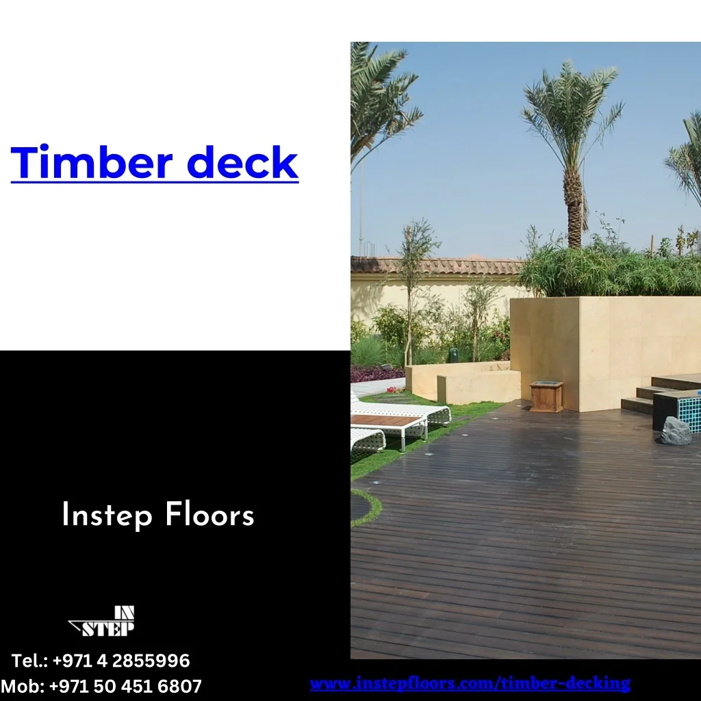 PPT - Instep's Timber Decks: The Perfect Blend of Form and Function PowerPoint Presentation - ID ...