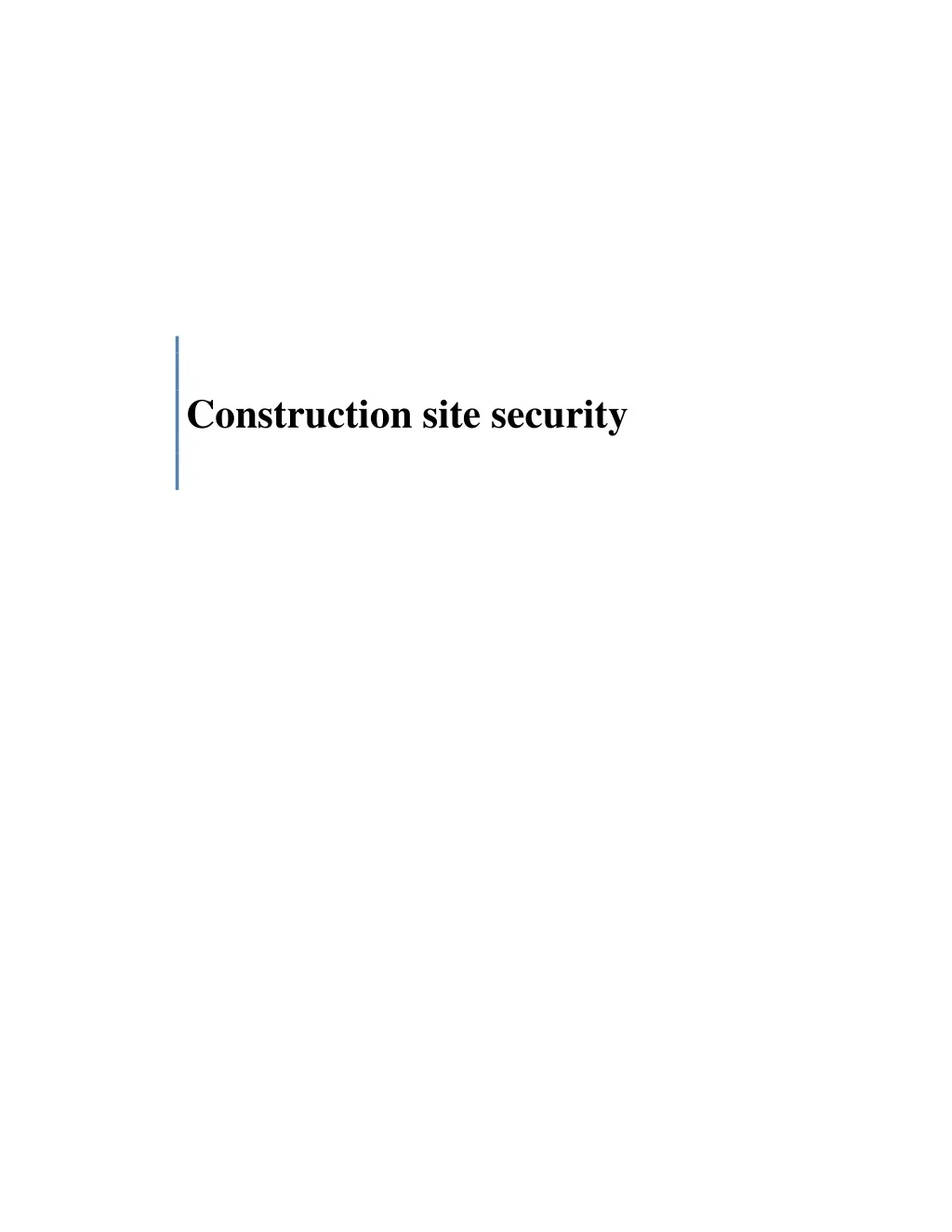 PPT - Construction site security PowerPoint Presentation, free download - ID:12804837
