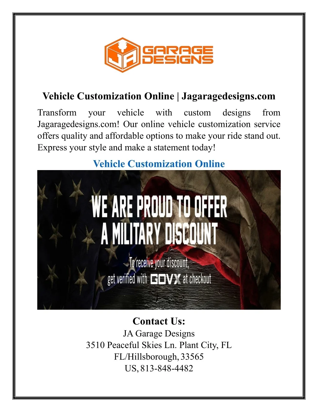 PPT - Vehicle Customization Online | Jagaragedesigns.com PowerPoint ...