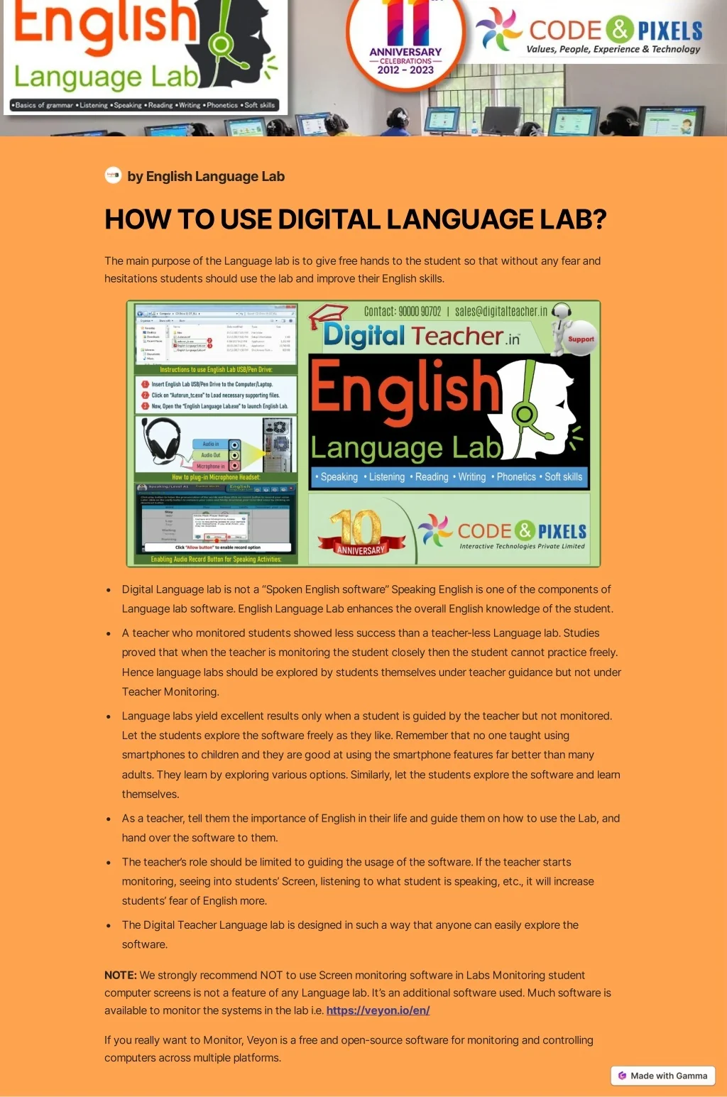 PPT - HOW-TO-USE-DIGITAL-LANGUAGE-LAB PowerPoint Presentation, free ...