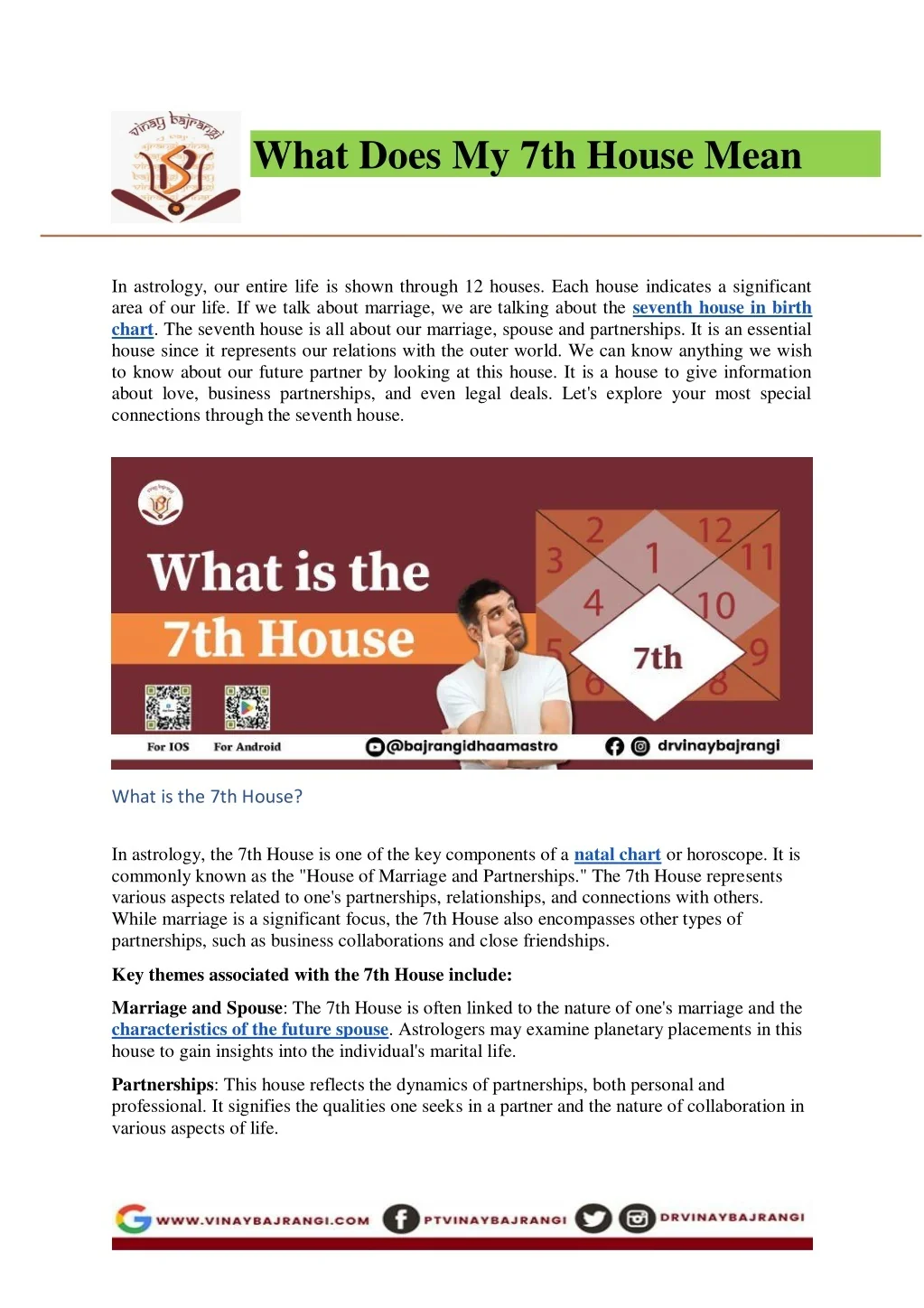 PPT - What Does My 7th House Mean PowerPoint Presentation, free ...