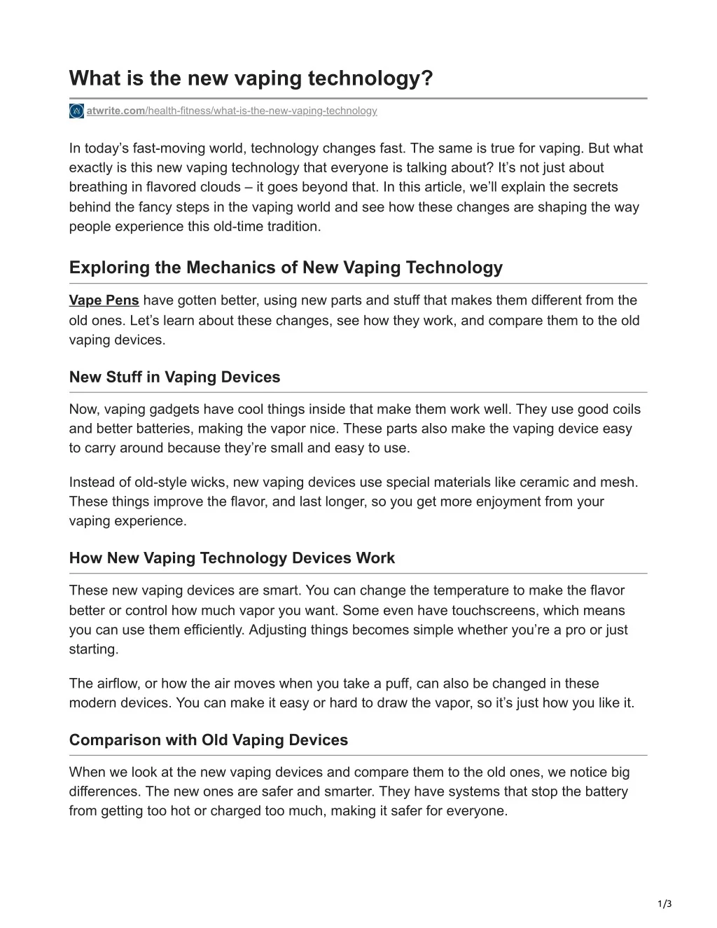 PPT - What is the new vaping technology PowerPoint Presentation, free ...