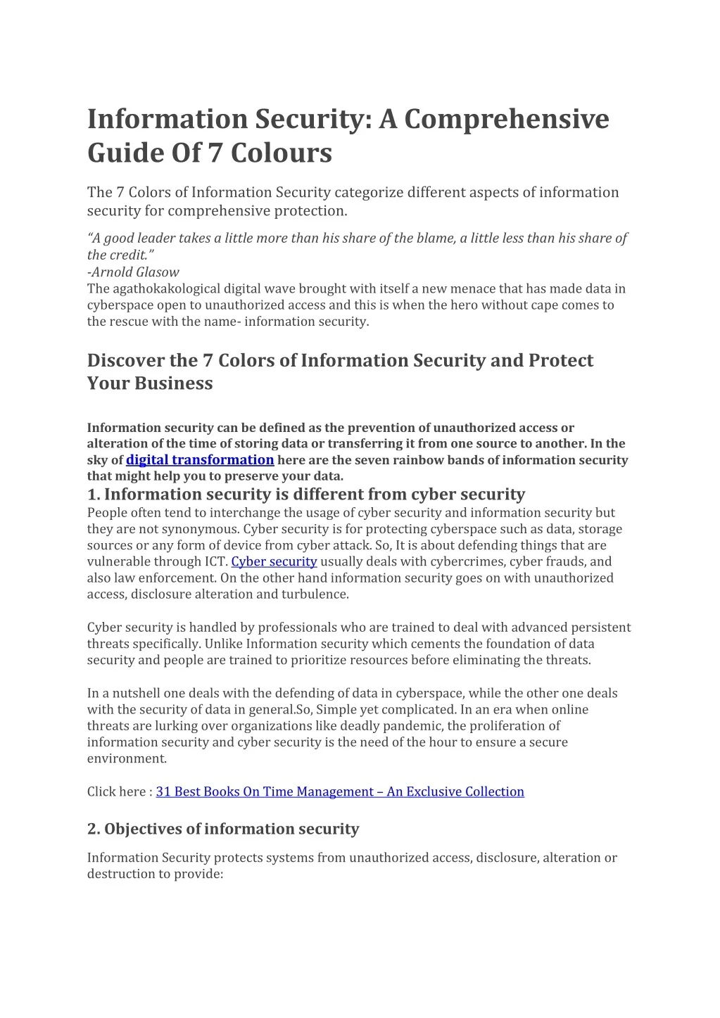 PPT - The significance of the 7 Colors of Information Security ...