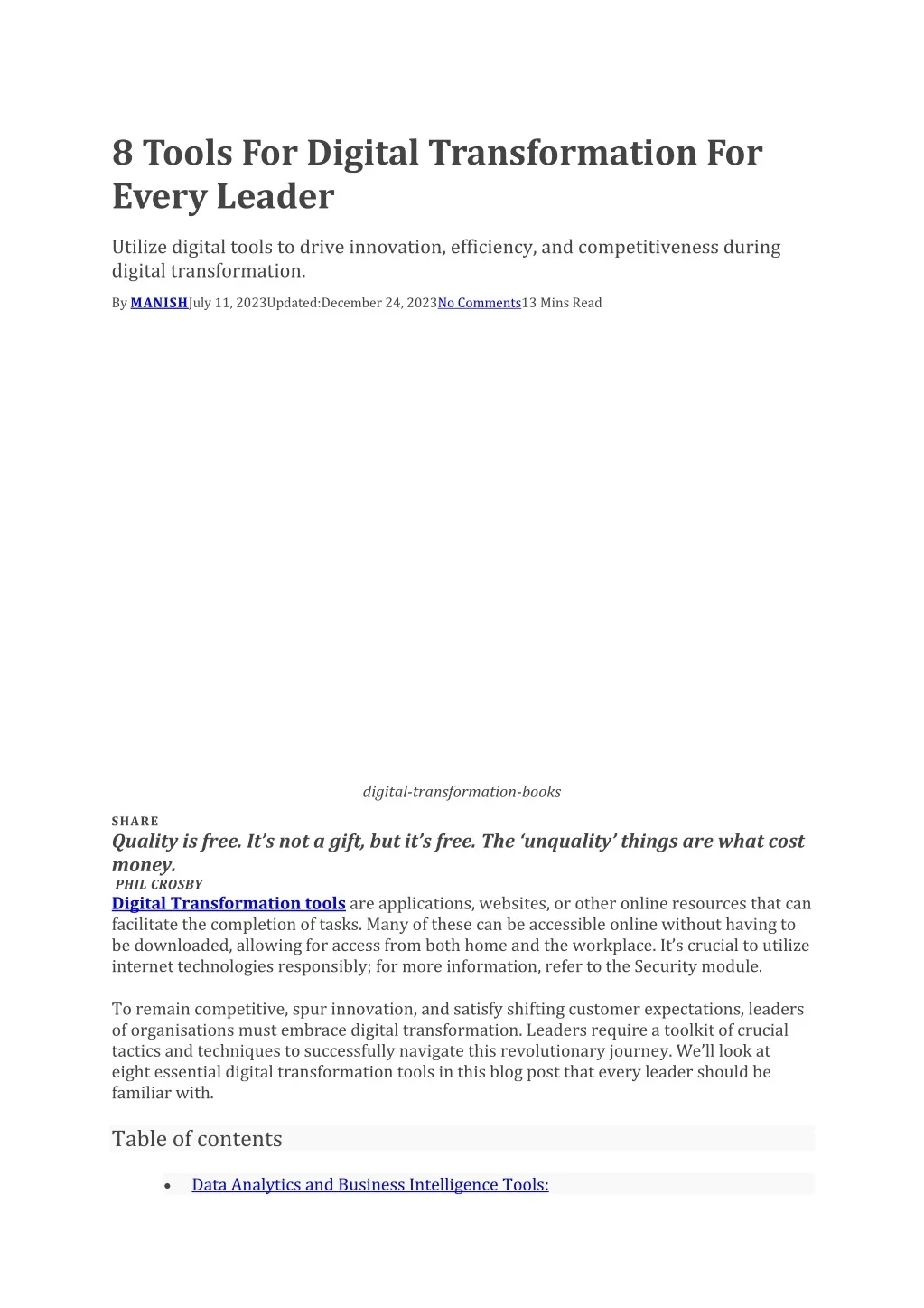 PPT - 8 Tools For Digital Transformation For Every Leader PowerPoint ...