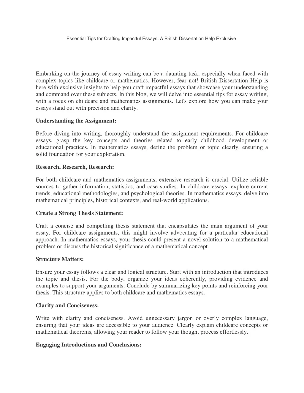 PPT - Essential Tips for Crafting Impactful Essays PowerPoint ...