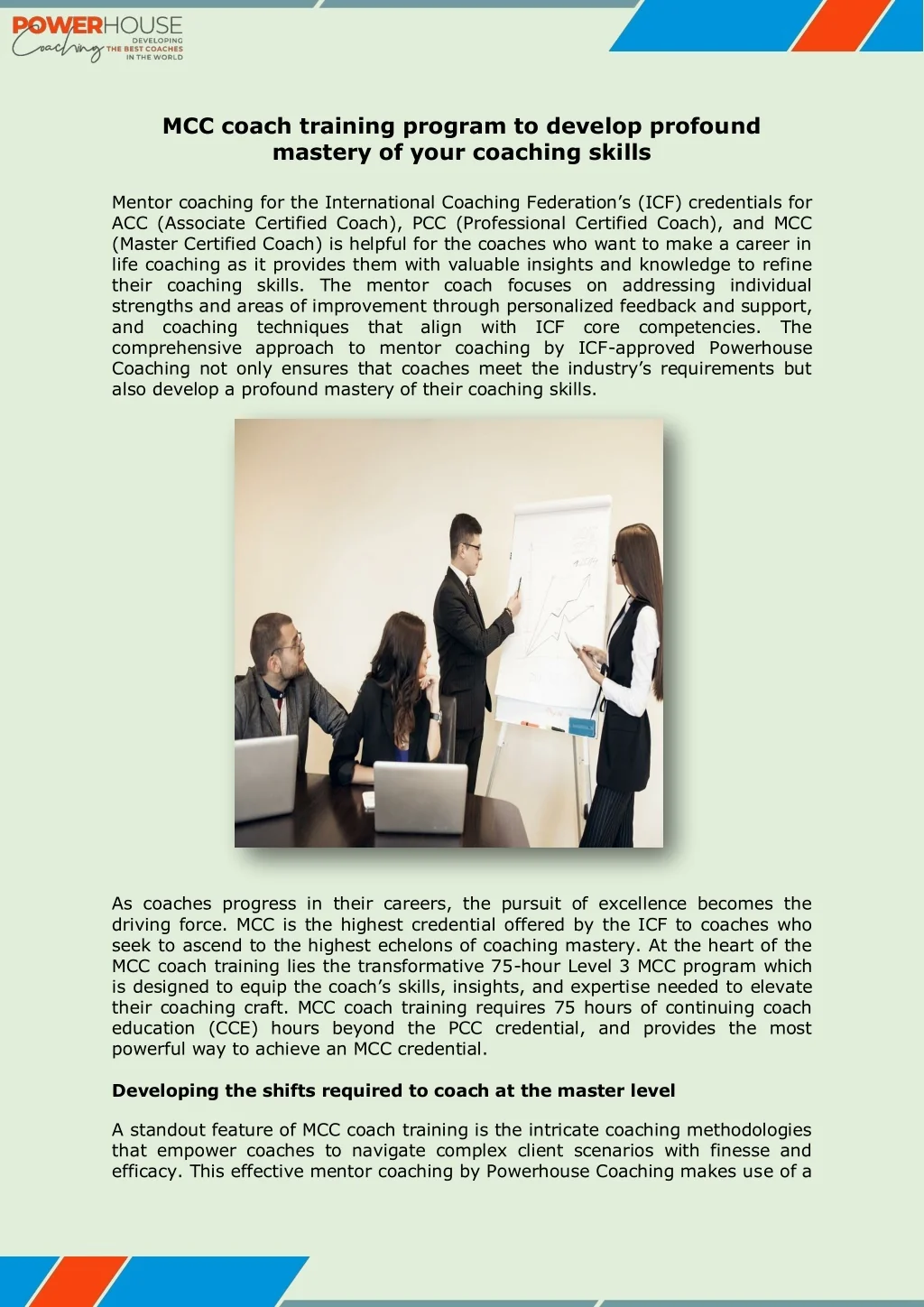 PPT - MCC Coach Training Program PowerPoint Presentation, free download - ID:12818363