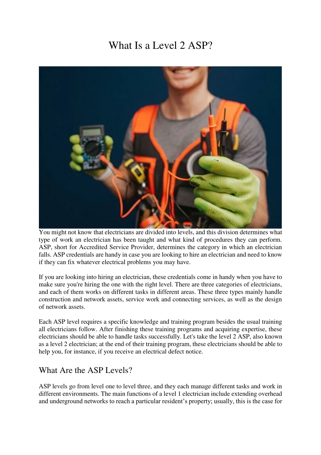 PPT - What Is a Level 2 ASP PowerPoint Presentation, free download - ID ...