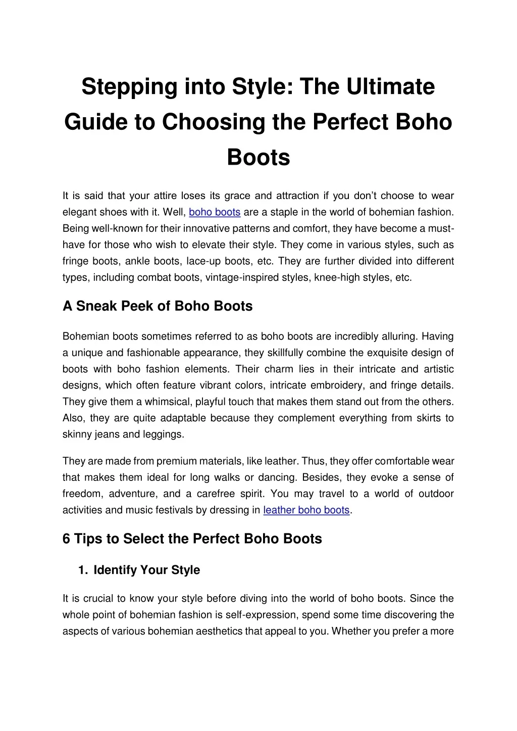 PPT - Stepping into Style The Ultimate Guide to Choosing the Perfect ...
