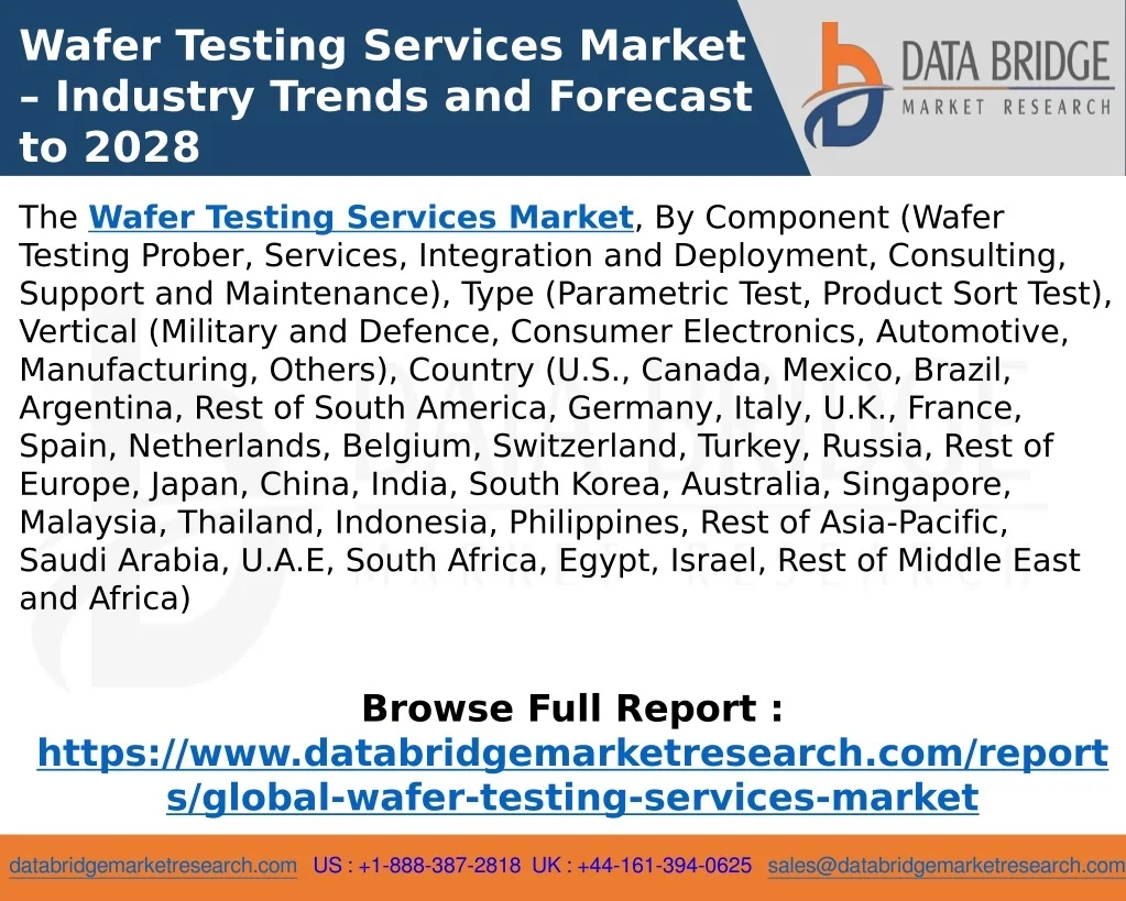 PPT - Wafer Testing Services Market PowerPoint Presentation, free ...