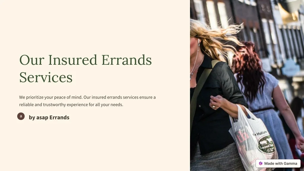PPT - Our-Insured-Errands-Services PowerPoint Presentation, free ...