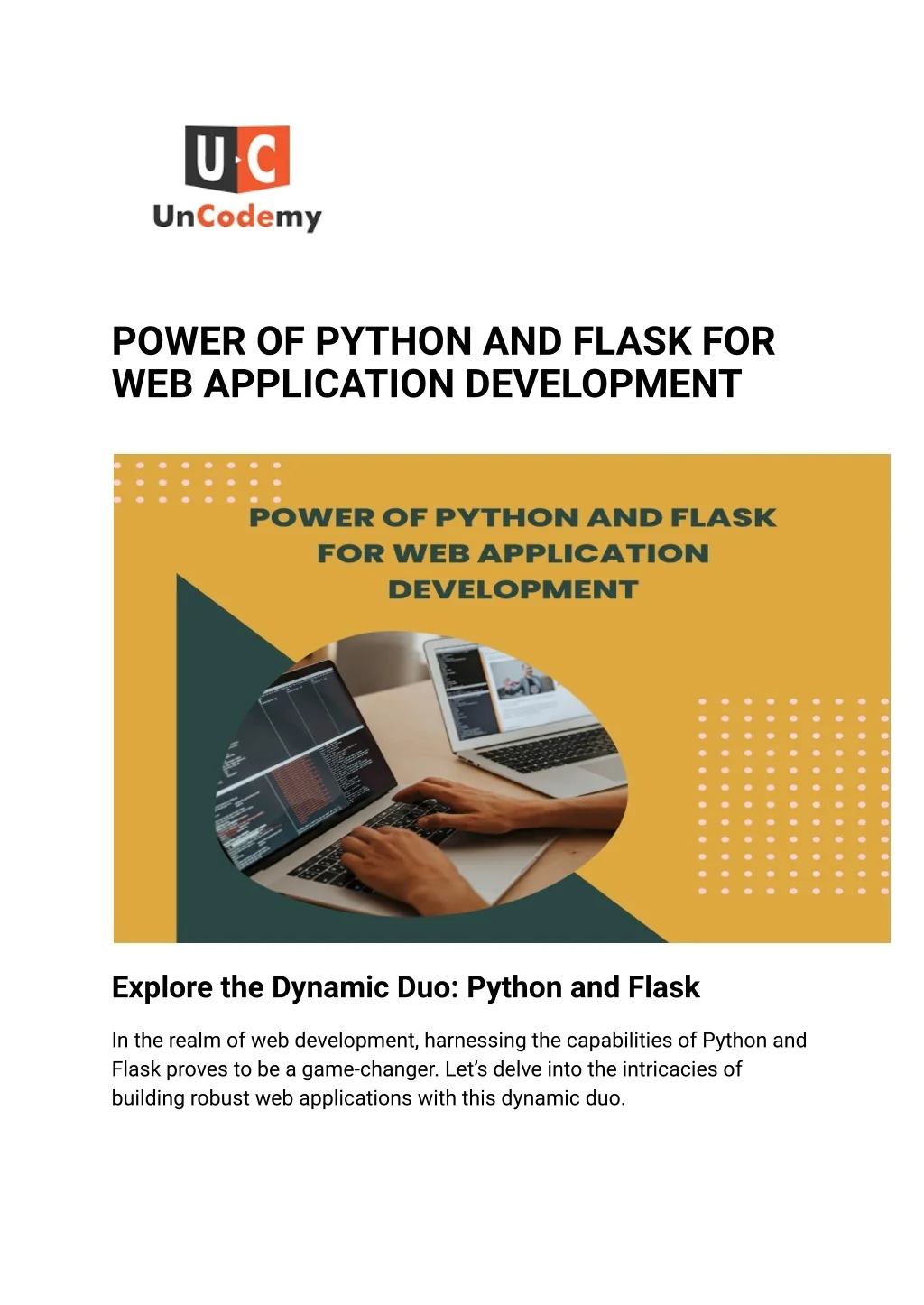 PPT - POWER OF PYTHON AND FLASK FOR WEB APPLICATION DEVELOPMENT PowerPoint Presentation - ID ...