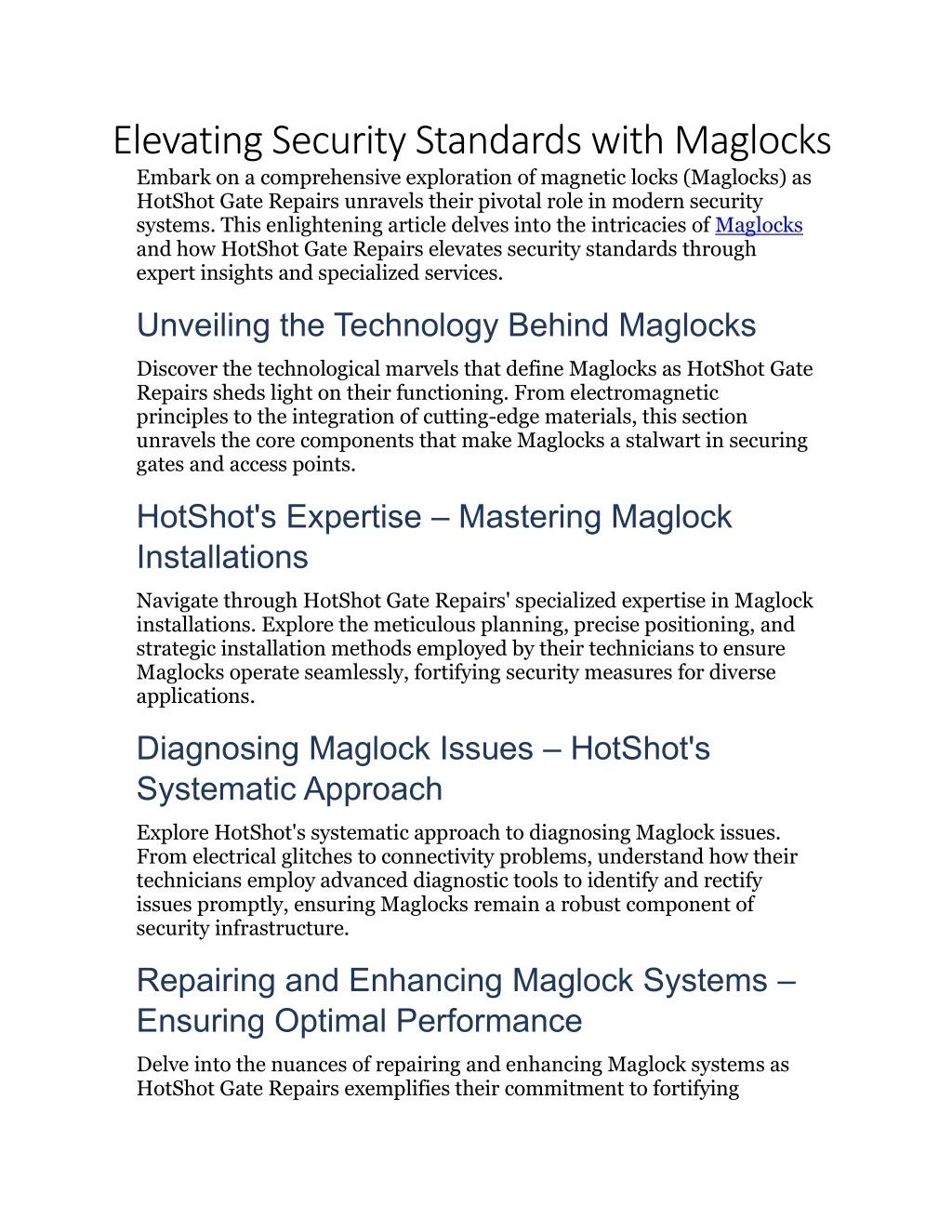 PPT - Elevating Security Standards with Maglocks PowerPoint Presentation - ID:12836208