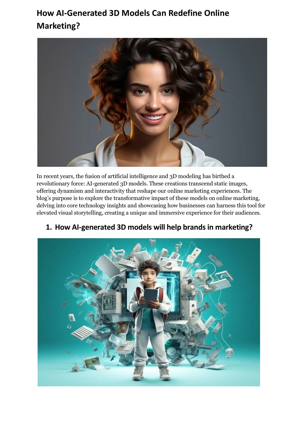 PPT - How AI-Generated 3D Models Can Redefine Online Marketing ...