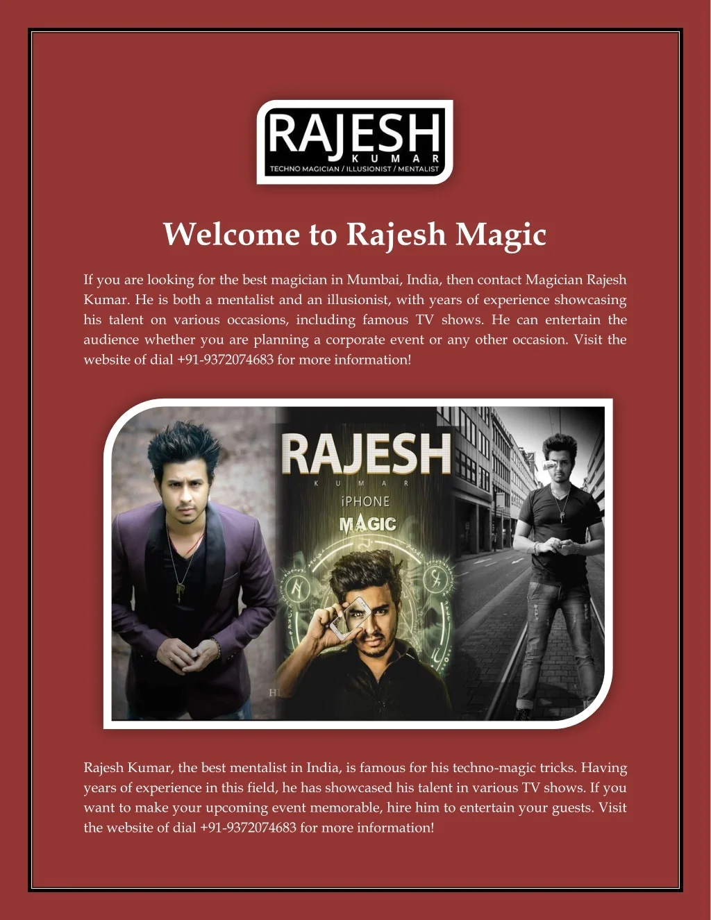 PPT - Welcome to Rajesh Magic PowerPoint Presentation, free download - ID:12842167