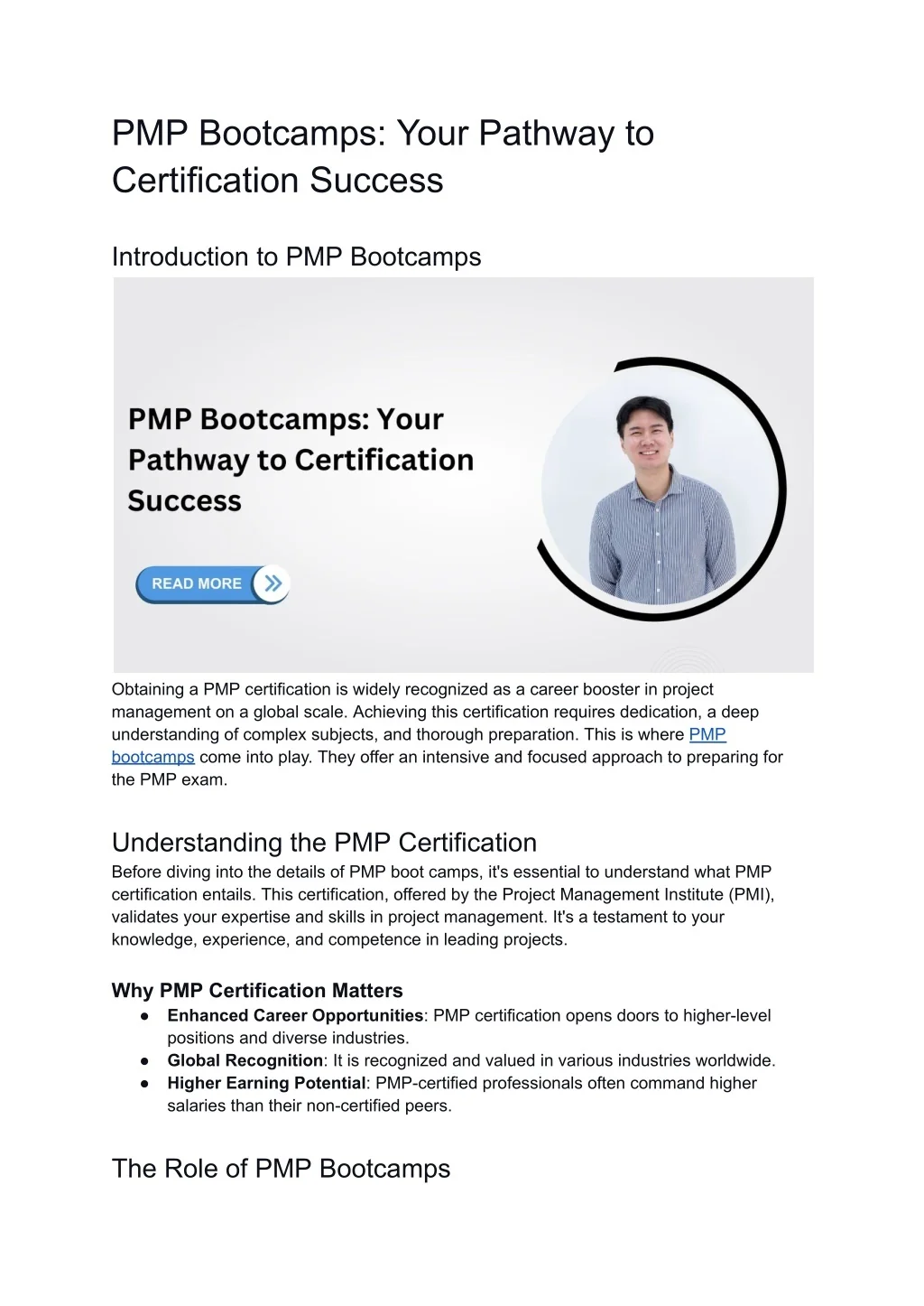 PPT - PMP Bootcamps_ Your Pathway to Certification Success PowerPoint ...