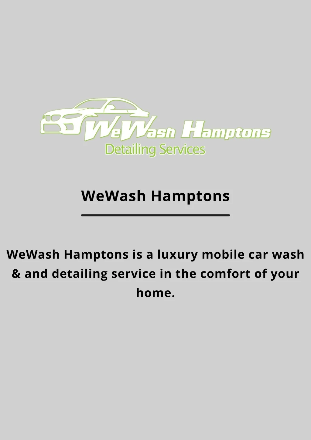 PPT - WeWash Hamptons PowerPoint Presentation, free download - ID:12849753