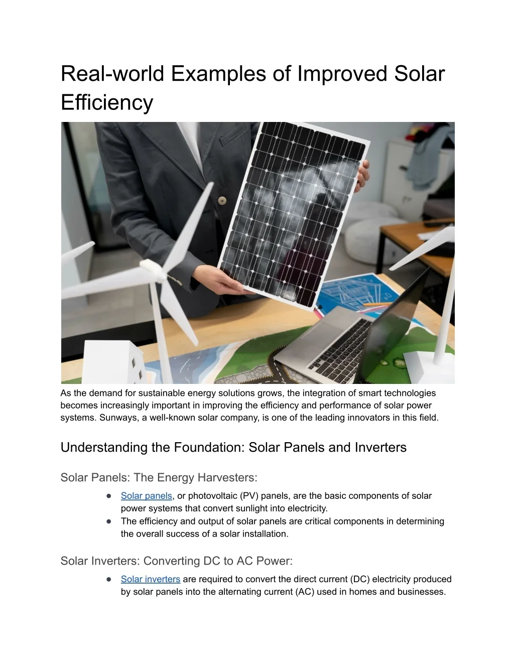 PPT - Real-world Examples of Improved Solar Efficiency PowerPoint ...