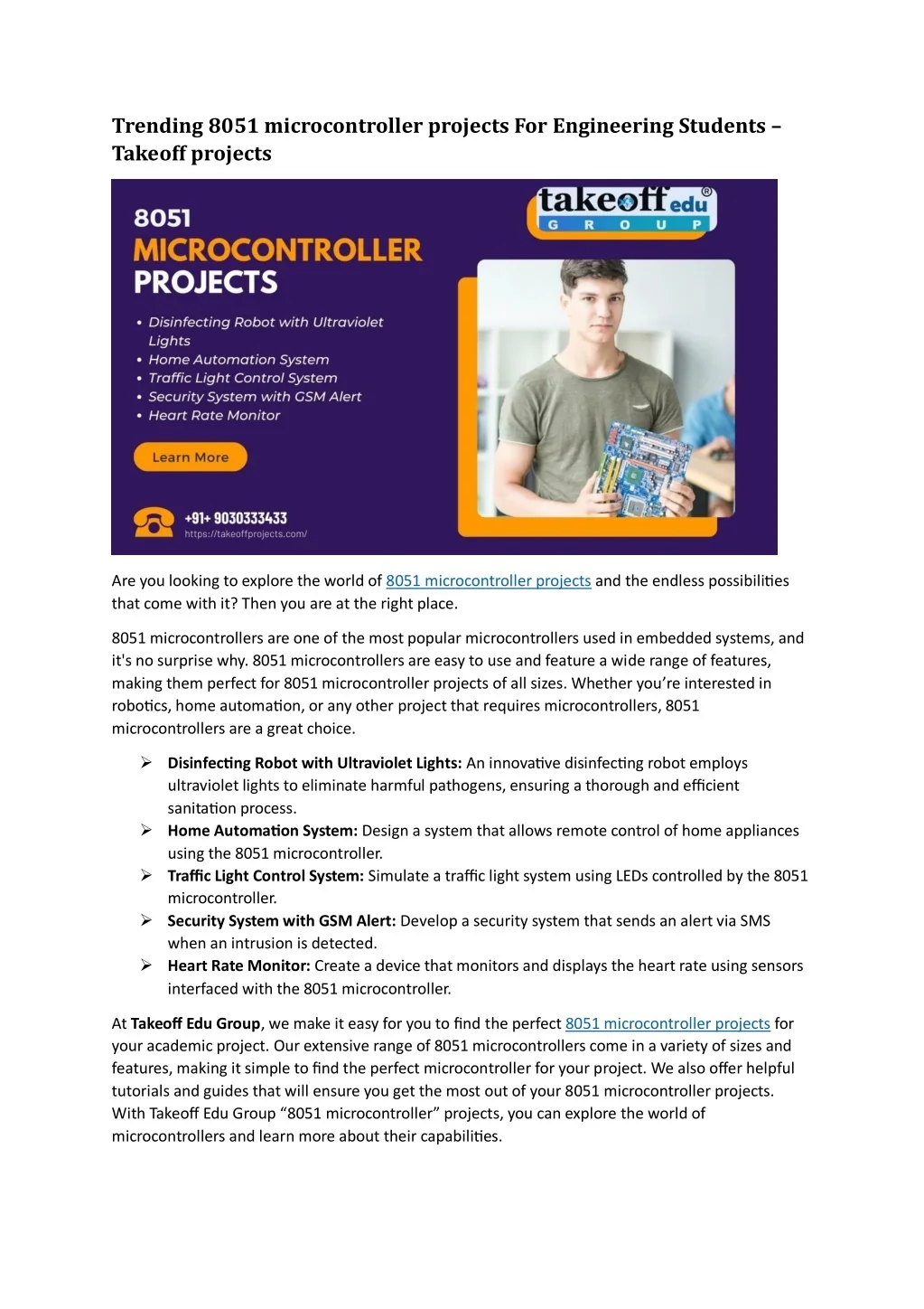 PPT - Trending 8051 microcontroller projects For Engineering Students ...