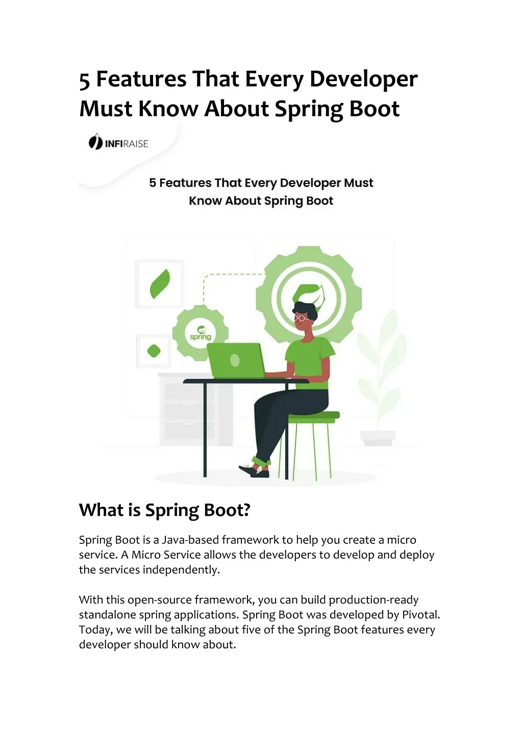 PPT - 5 Features That Every Developer Must Know About Spring Boot PowerPoint Presentation - ID ...