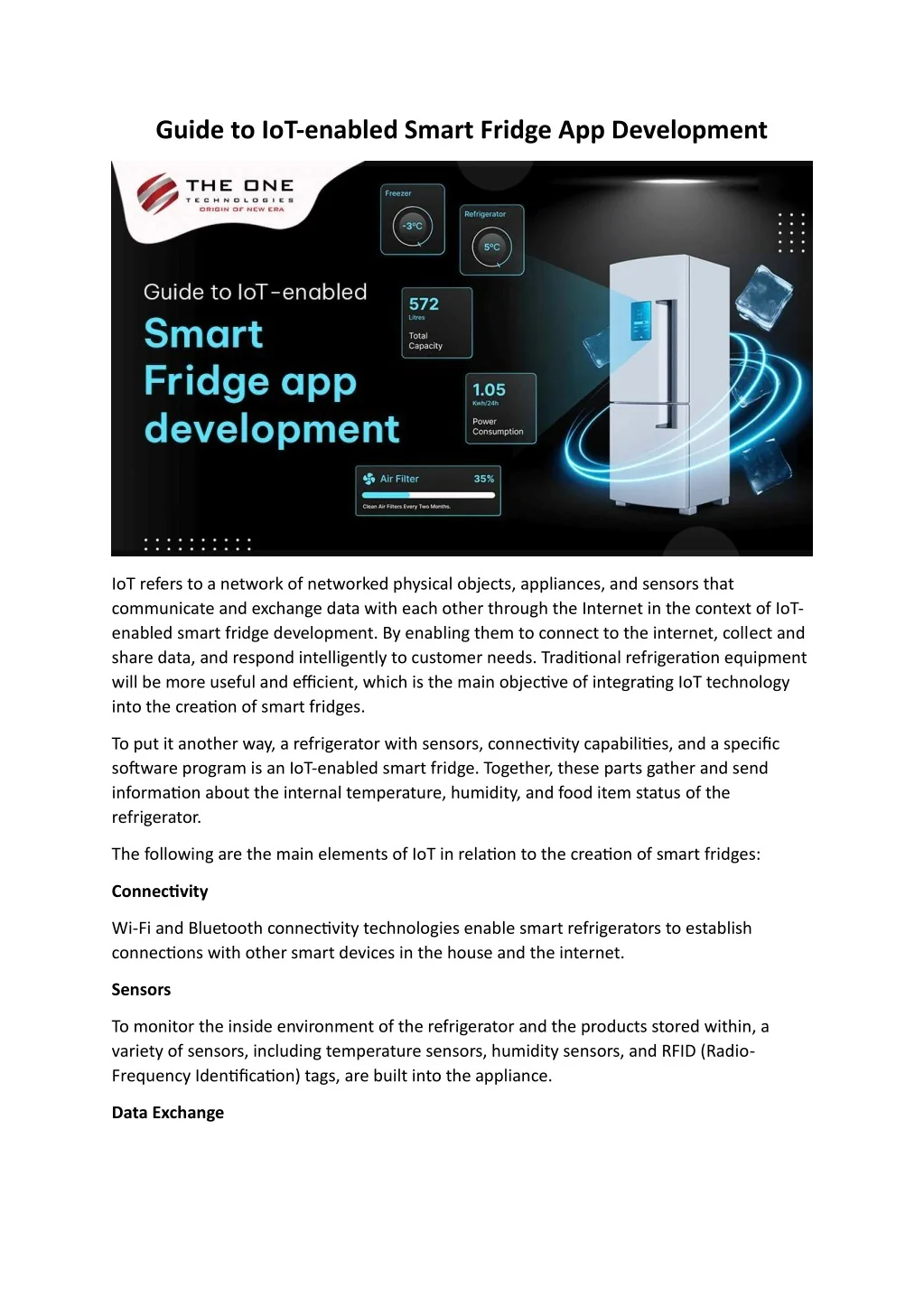 PPT - guide-to-iot-enabled-smart-fridge-app-development PowerPoint ...