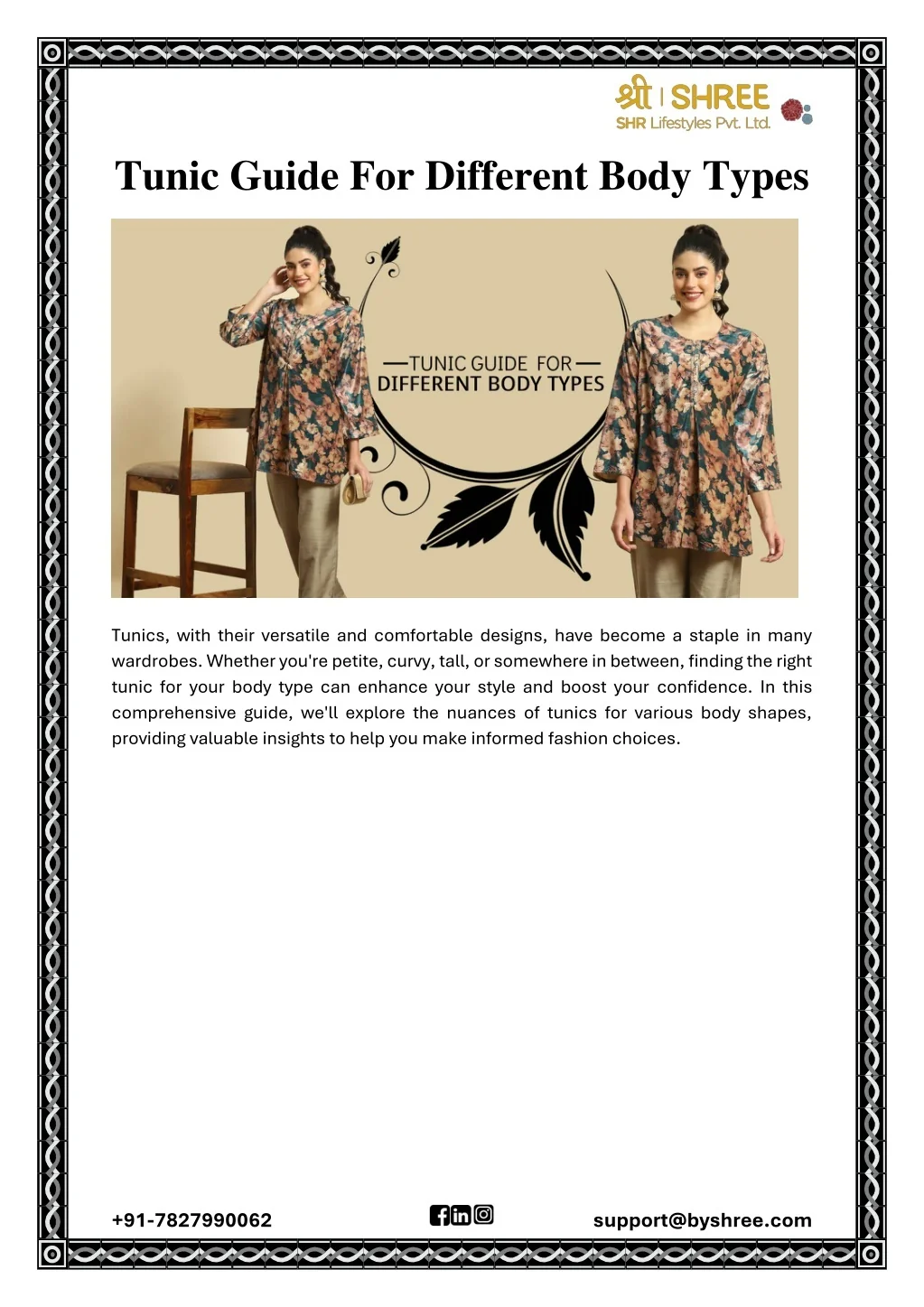 PPT - Tunic Guide For Different Body Types PowerPoint Presentation ...