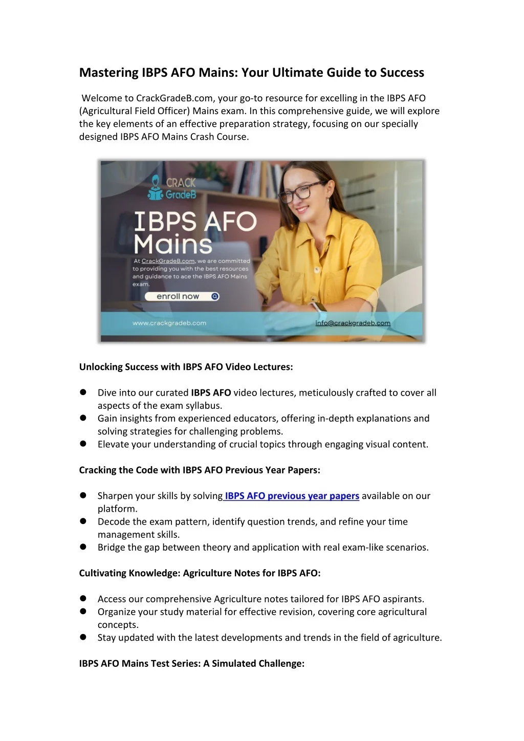 PPT - Mastering IBPS AFO Mains Your Ultimate Guide to Success ...