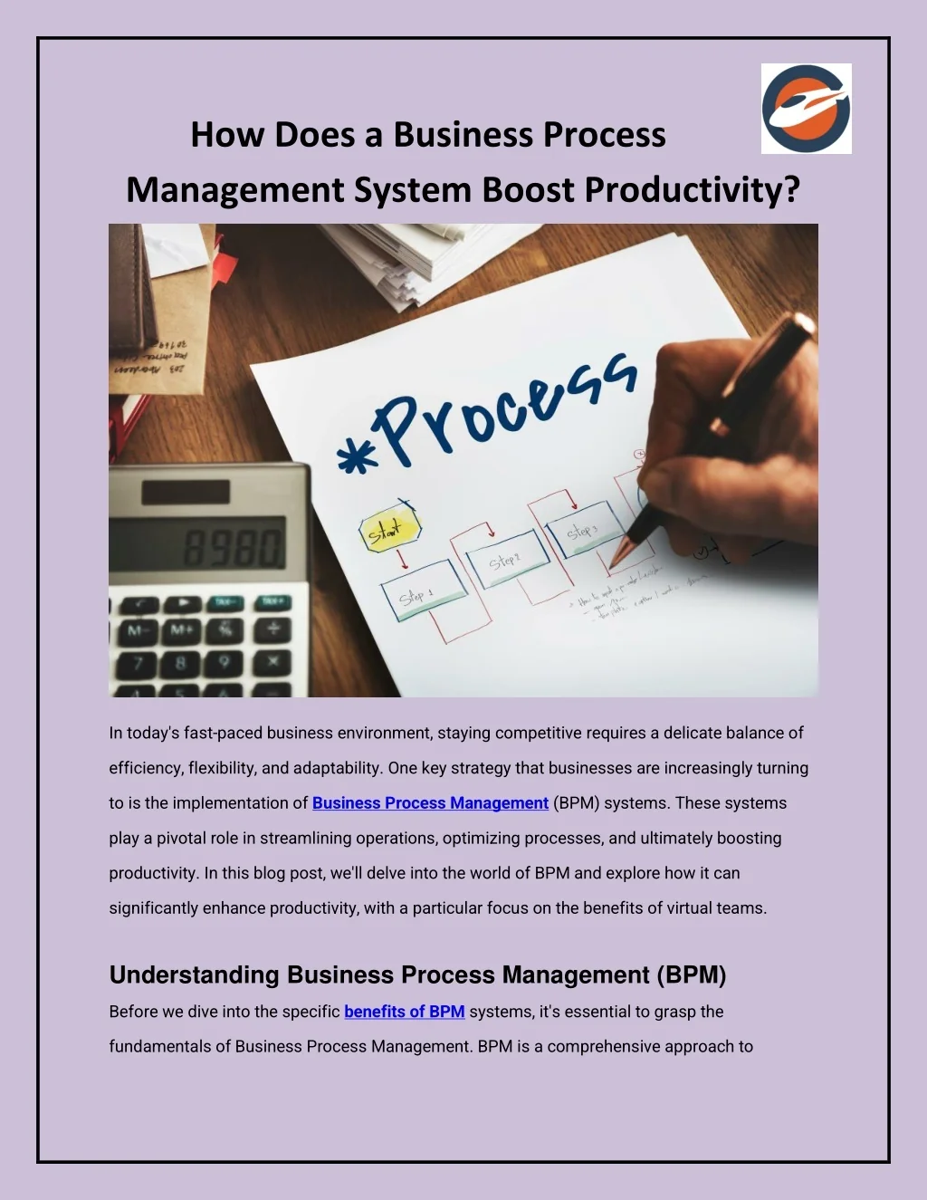 PPT - How Does a Business Process Management System Boost Productivity ...