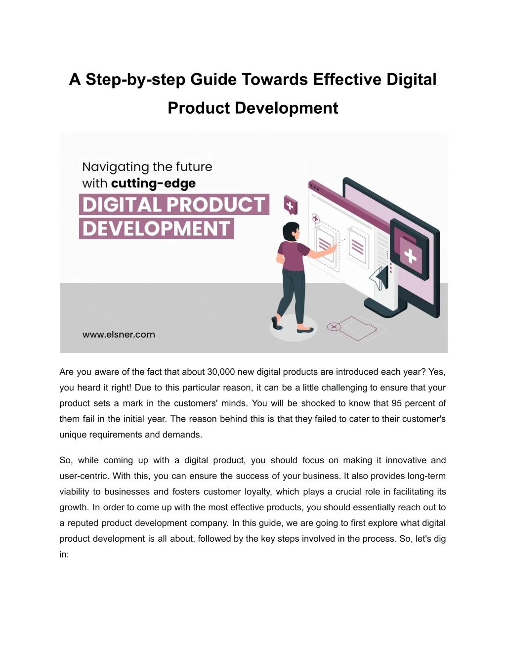 PPT - A Step-by-step Guide Towards Effective Digital Product ...