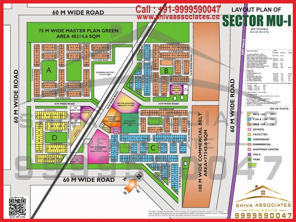 PPT - MU 1 Greater Noida HD Map Layout Plan of MU 1 | Shiva Associates ...