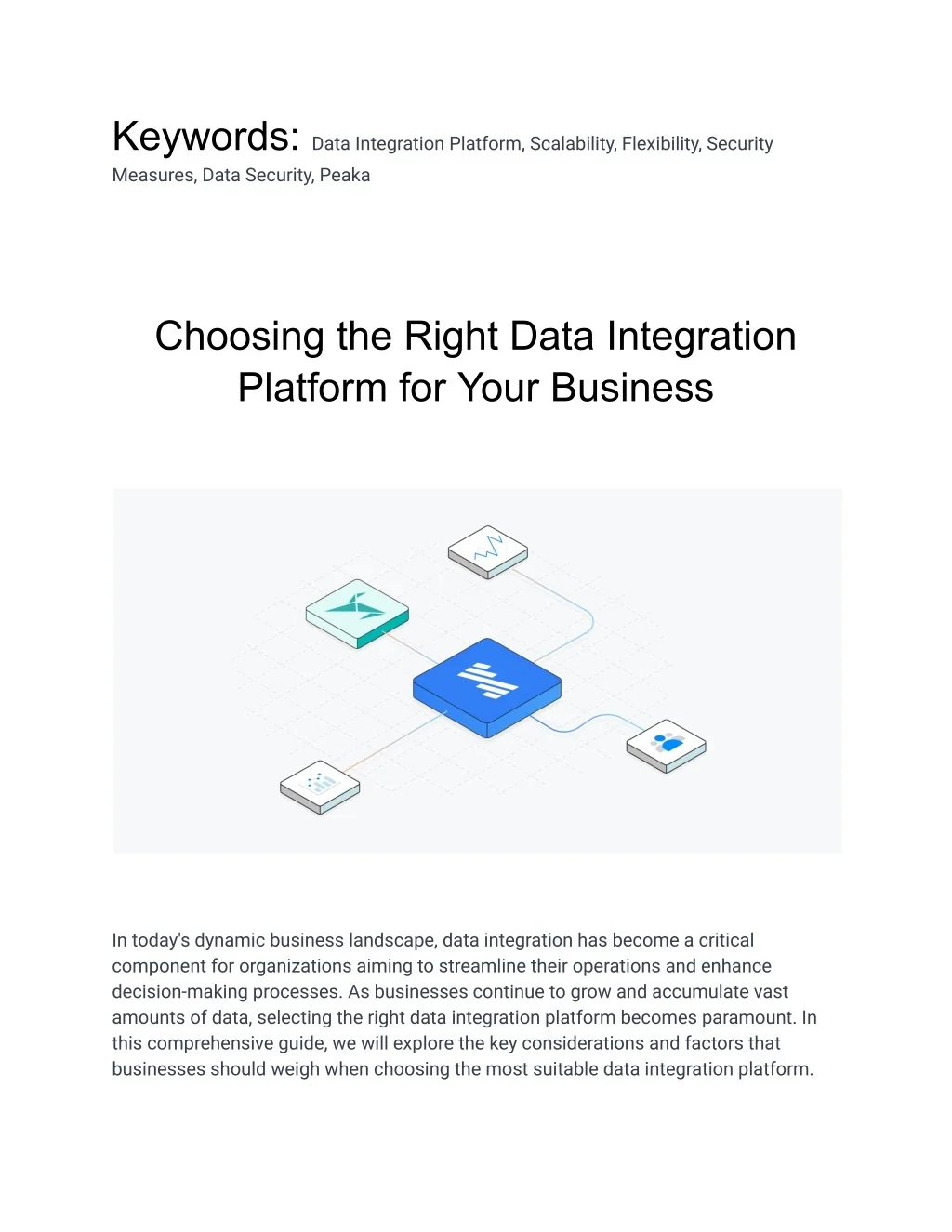PPT - Choosing the Right Data Integration Platform for Your Business PowerPoint Presentation ...