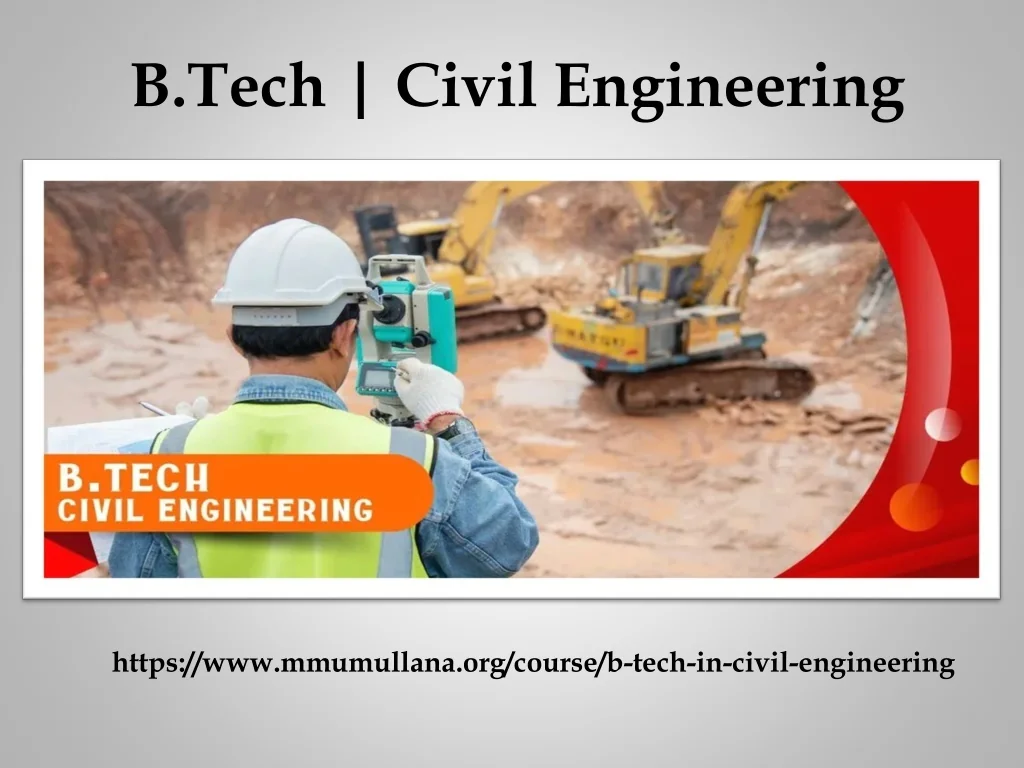 PPT - B.Tech Civil Engineering PowerPoint Presentation, free download ...