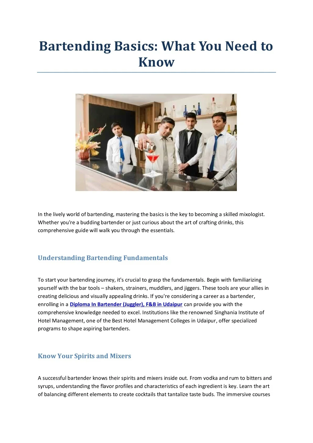PPT - Bartending Basics What You Need to Know PowerPoint Presentation, free download - ID:12867221