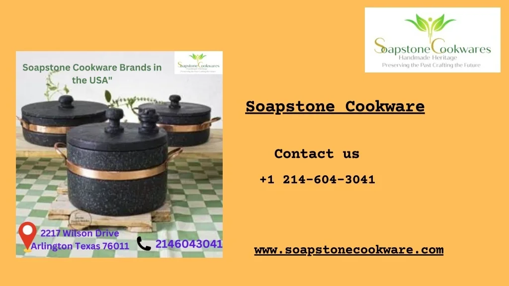 PPT - sopastone cookware usa ppt PowerPoint Presentation, free download ...