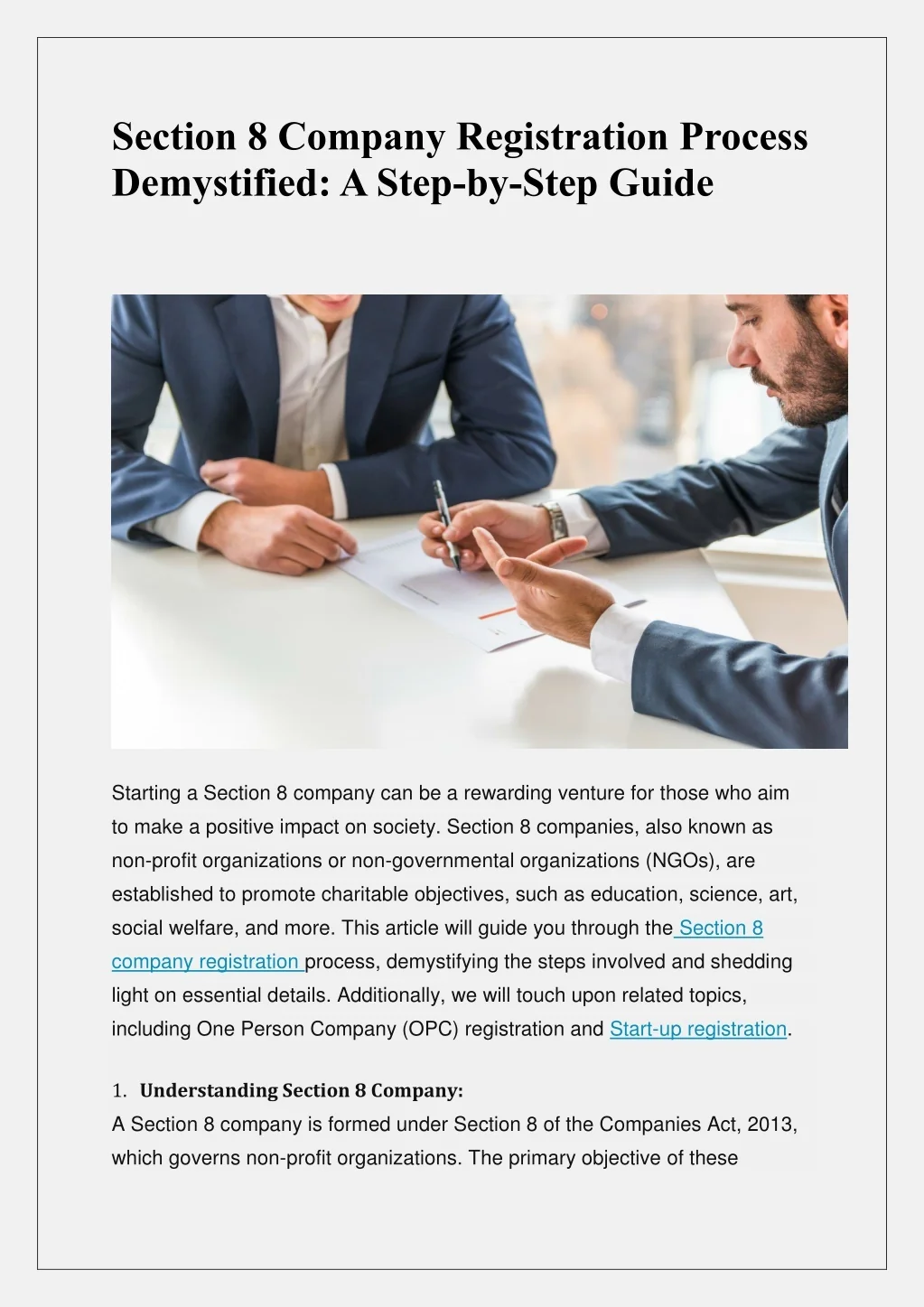 PPT - Section 8 Company Registration Process Demystified: A Step-by ...