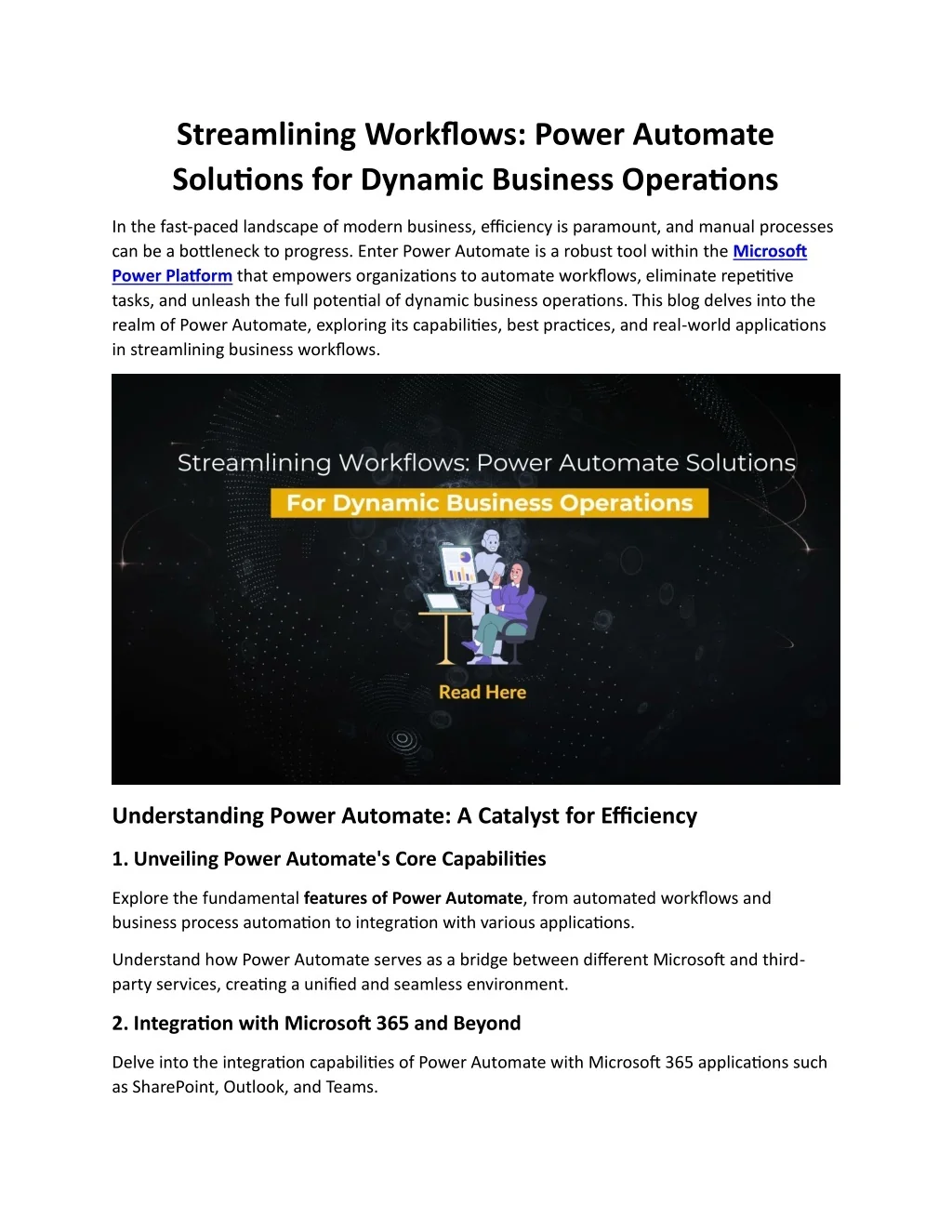 PPT - Power Automate Solutions for Dynamic Business Operations PowerPoint Presentation - ID:12875801
