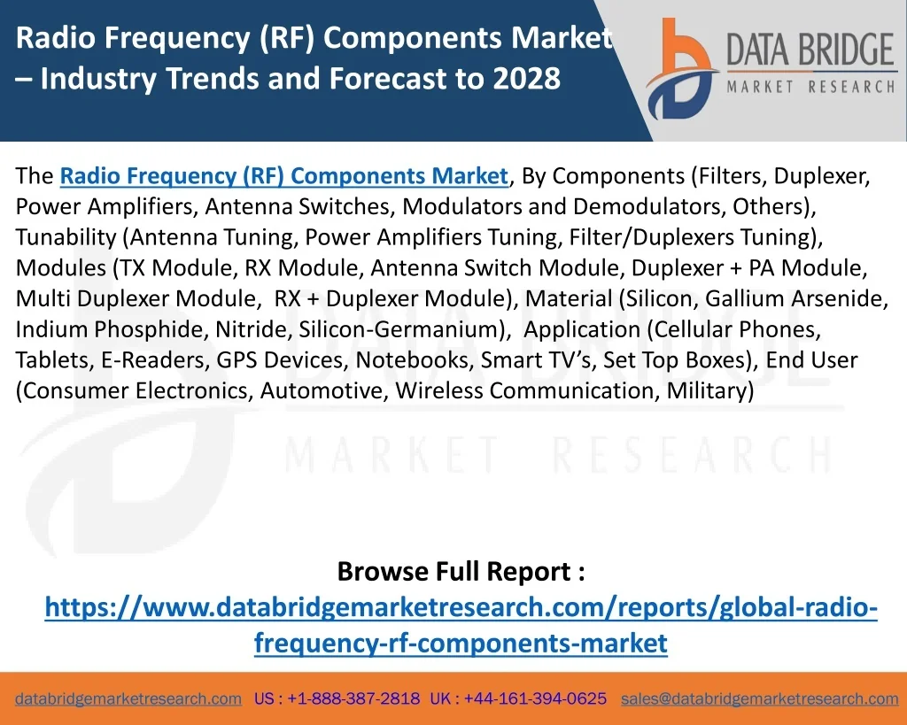 PPT - Radio Frequency (RF) Components Market PowerPoint Presentation ...