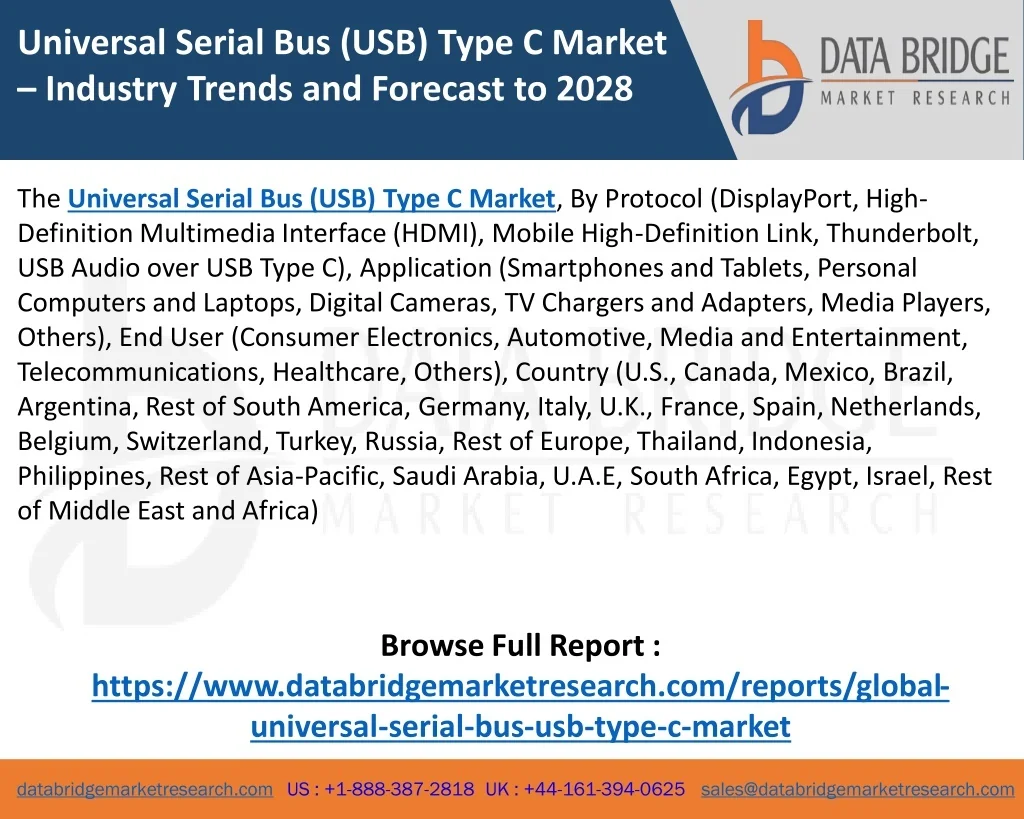 PPT - Universal Serial Bus (USB) Type C Market PowerPoint Presentation ...