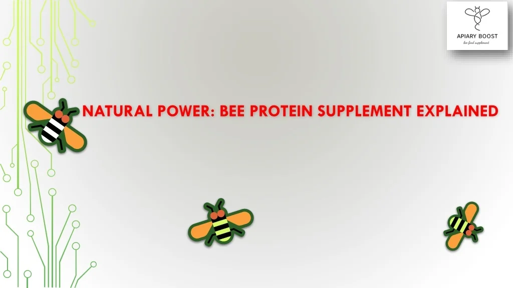 PPT - Natural Power Bee Protein Supplement Explained PowerPoint ...