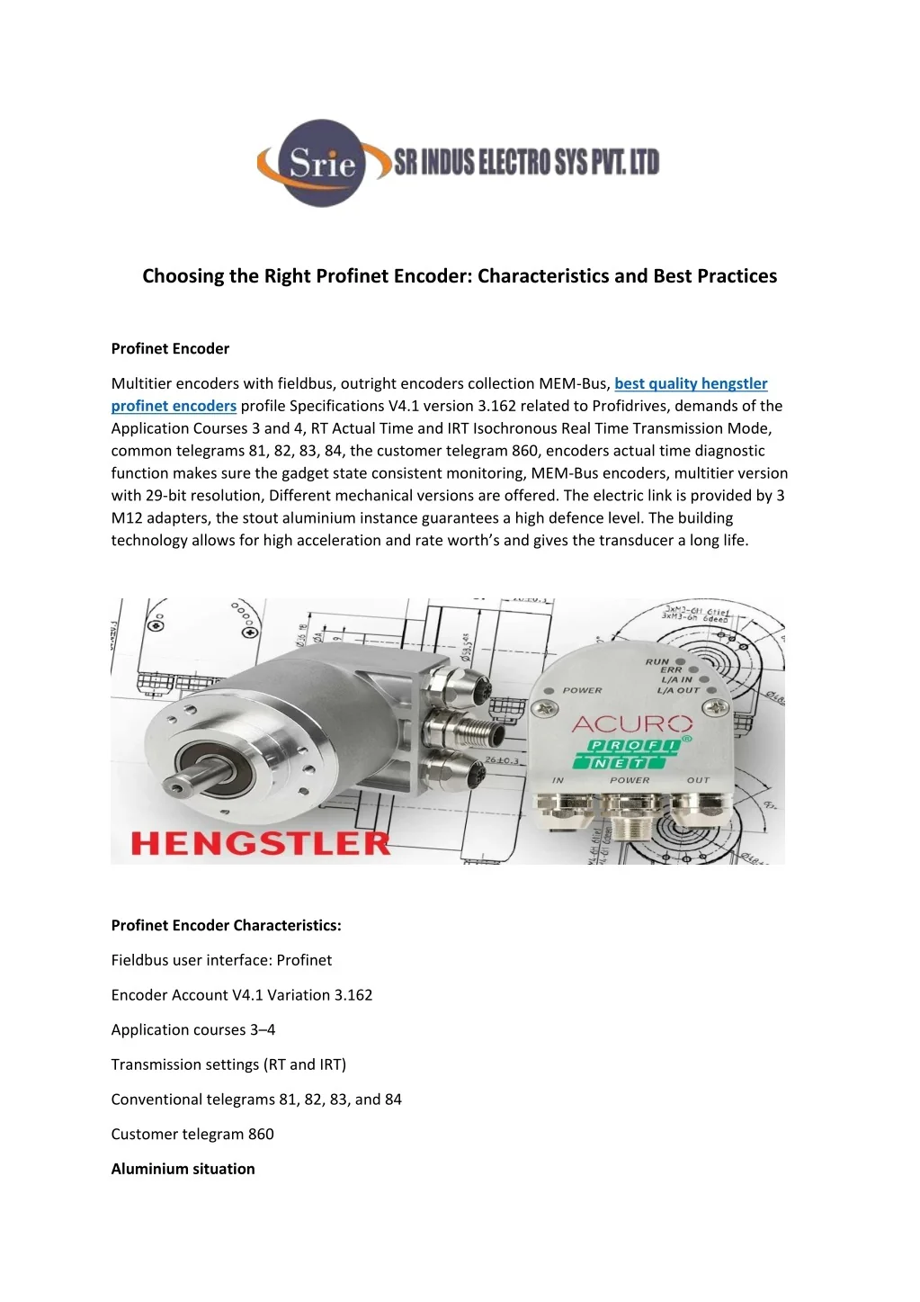 PPT - Choosing the Right Profinet Encoder Characteristics and Best ...