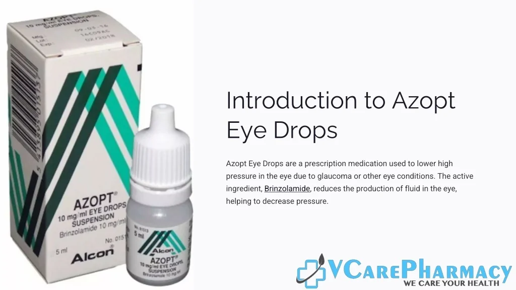 PPT - Azopt Eye Drops: Uses, Benefits, and Side Effects PowerPoint ...