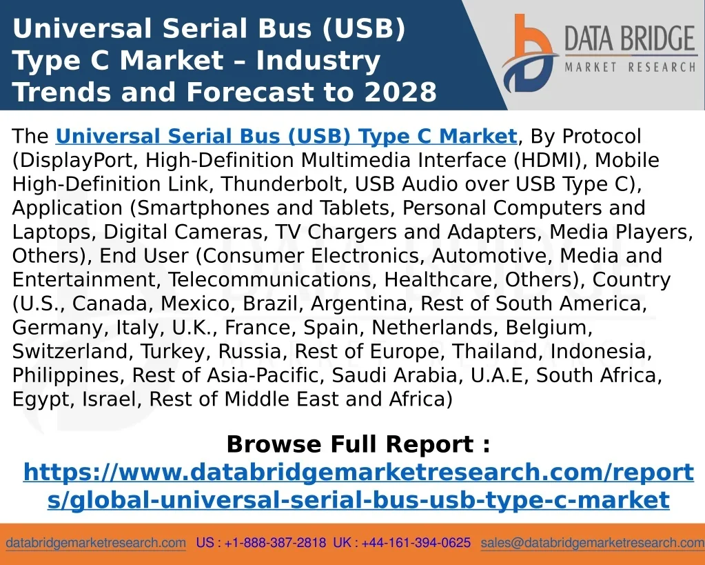 PPT - Universal Serial Bus (USB) Type C Market PowerPoint Presentation ...