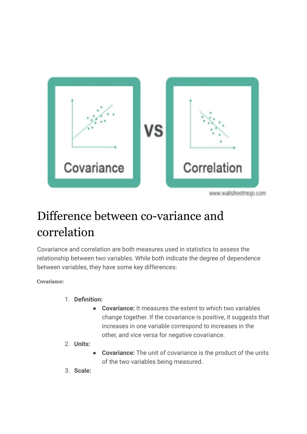 PPT - Difference between co-variance and correlation.pdf PowerPoint Presentation - ID:12884103
