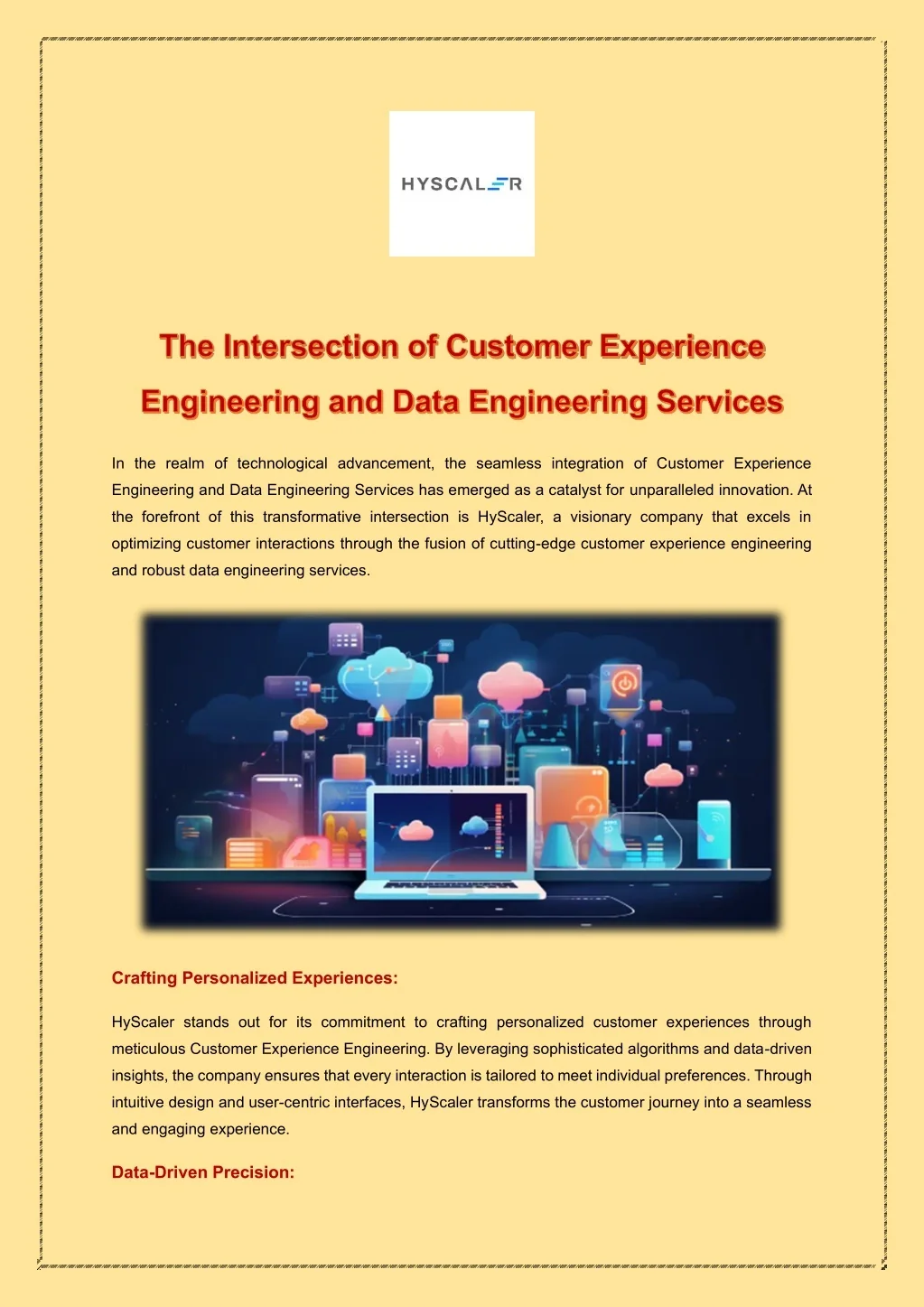 PPT - The Intersection of Customer Experience Engineering and Data Engineering Services ...