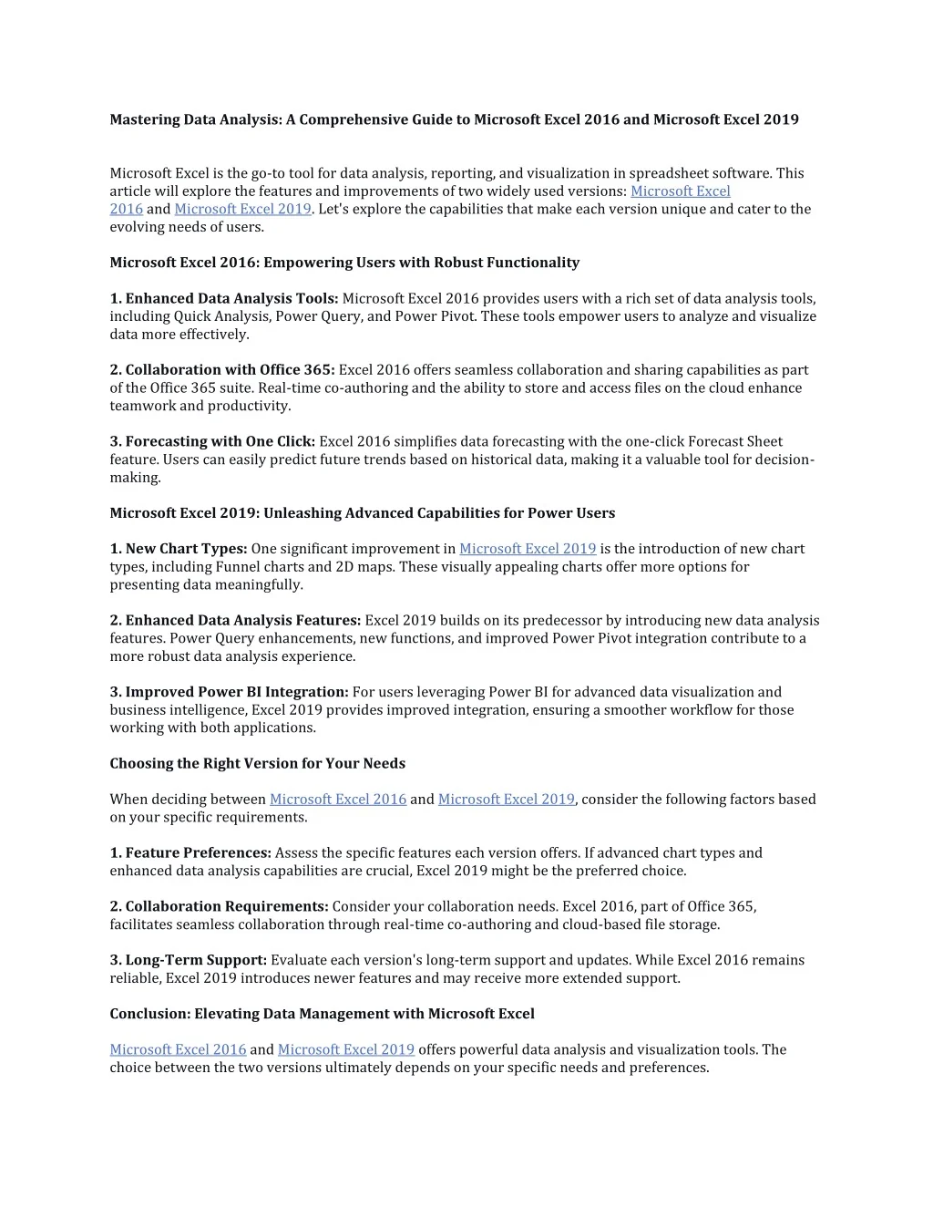 PPT - Mastering Data Analysis: A Comprehensive Guide to Microsoft Excel 2016 and Micro ...