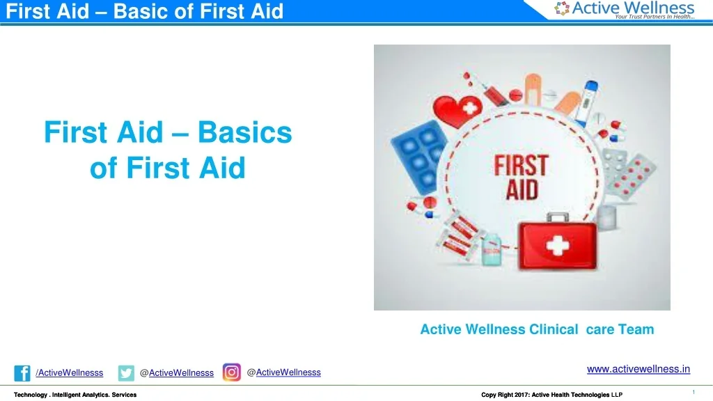PPT - First Aid – Basics of First Aid - Active Health PowerPoint ...