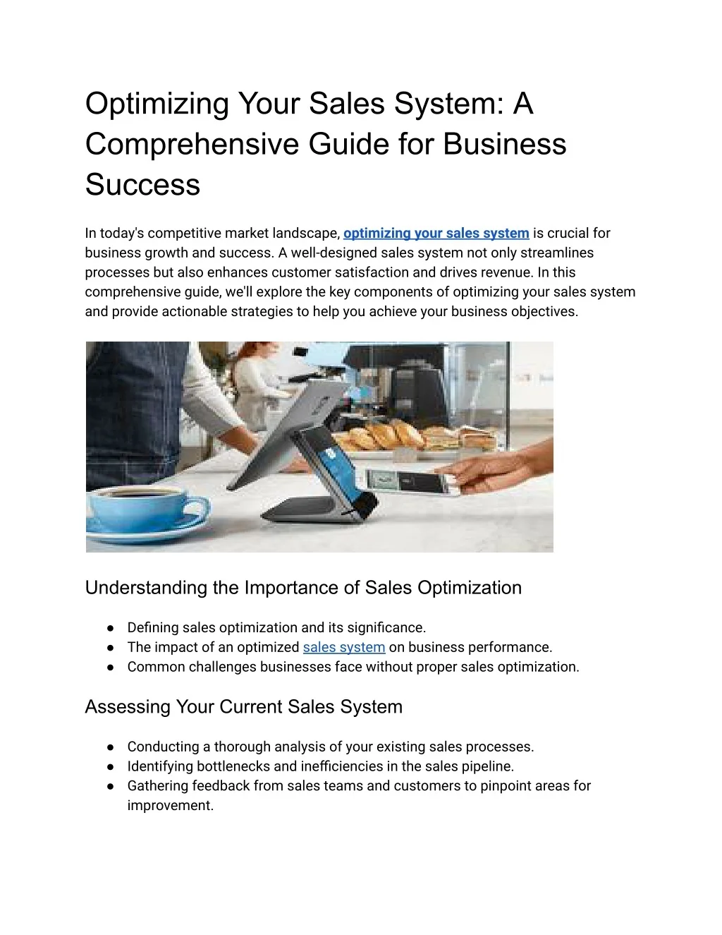 PPT - Optimizing Your Sales System PowerPoint Presentation, free ...