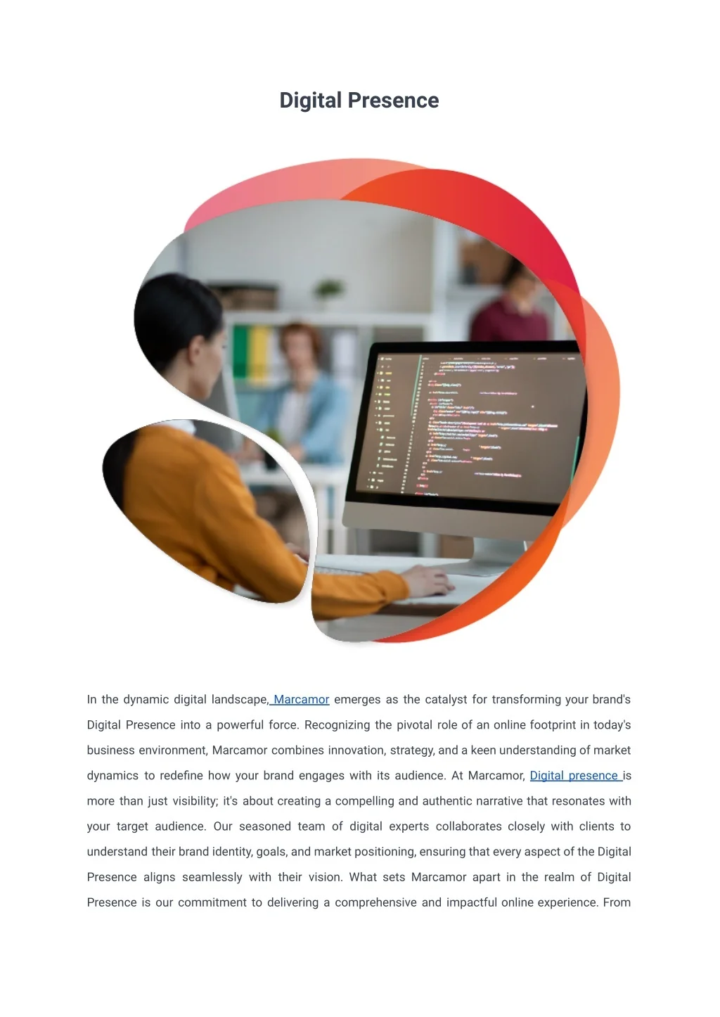 PPT - Digital Presence _ Marcamor PowerPoint Presentation, free ...